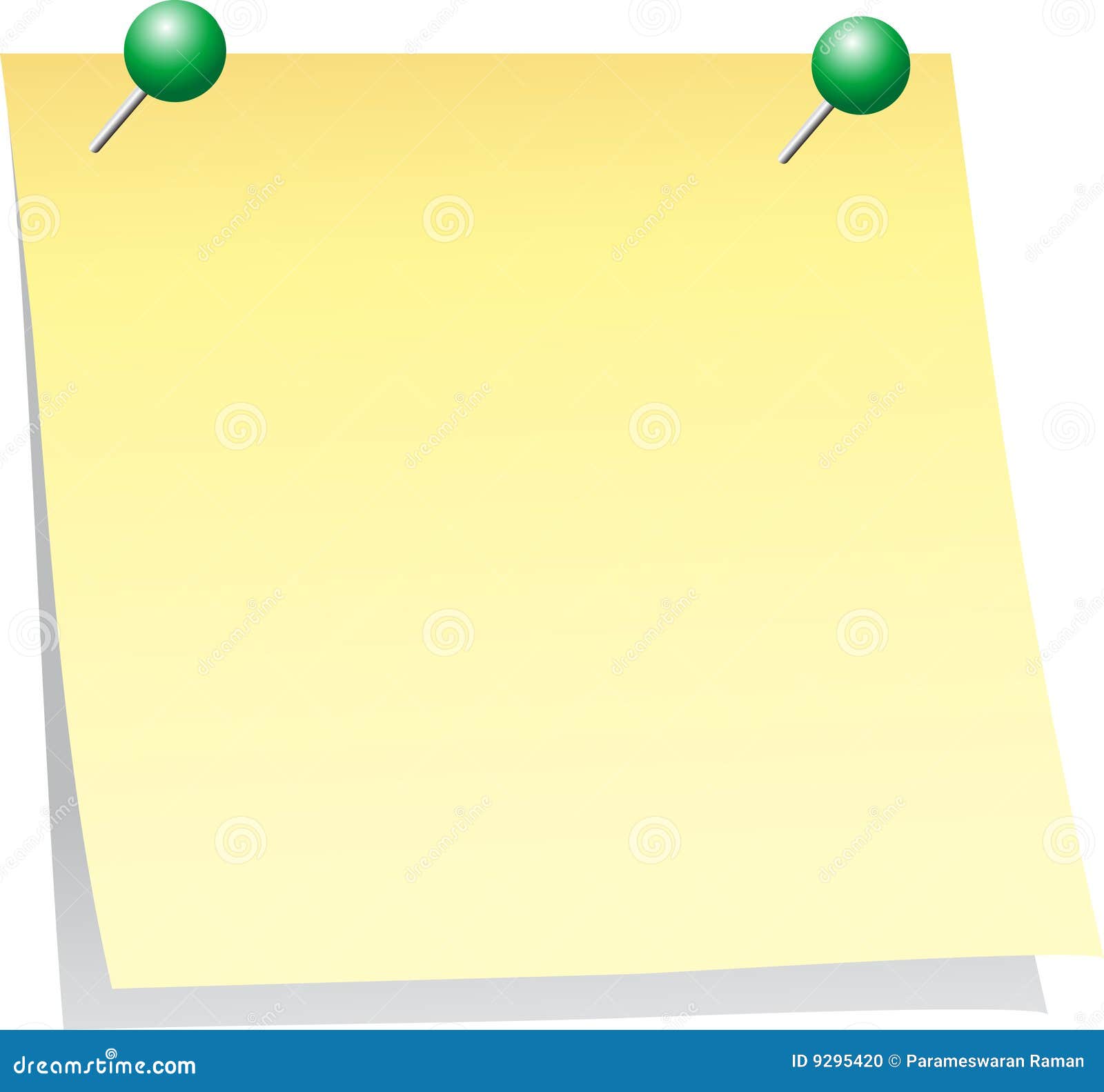 Notice board stock vector. Illustration of paper, paste - 9295420
