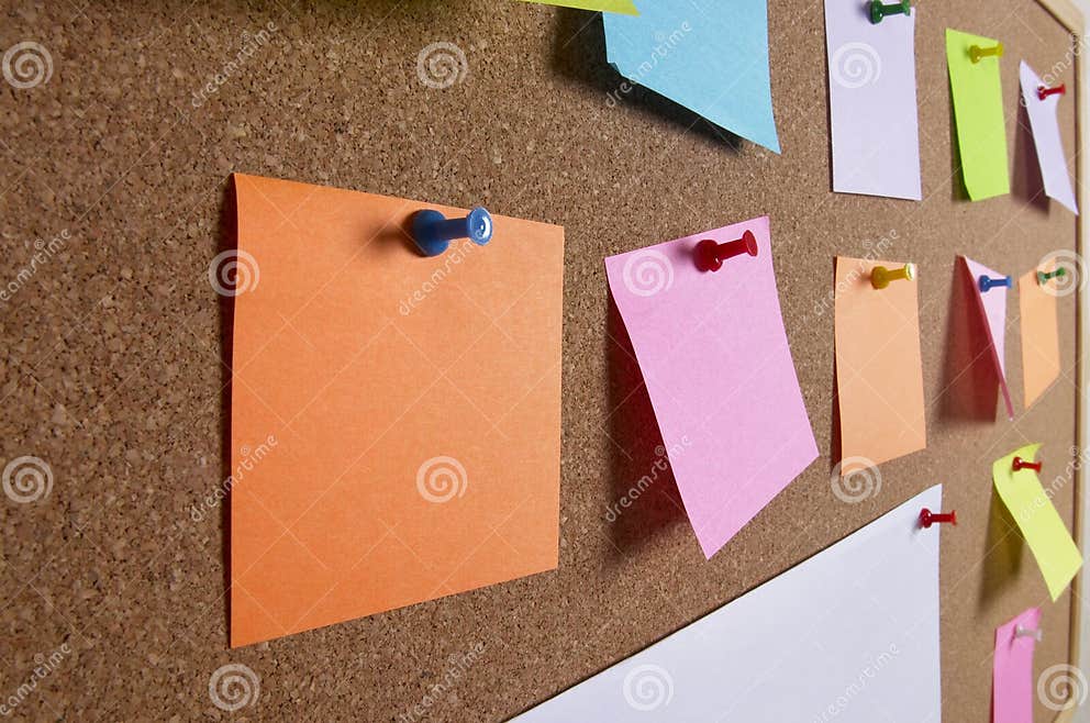 Notice board background stock image. Image of pins, frame - 15287659