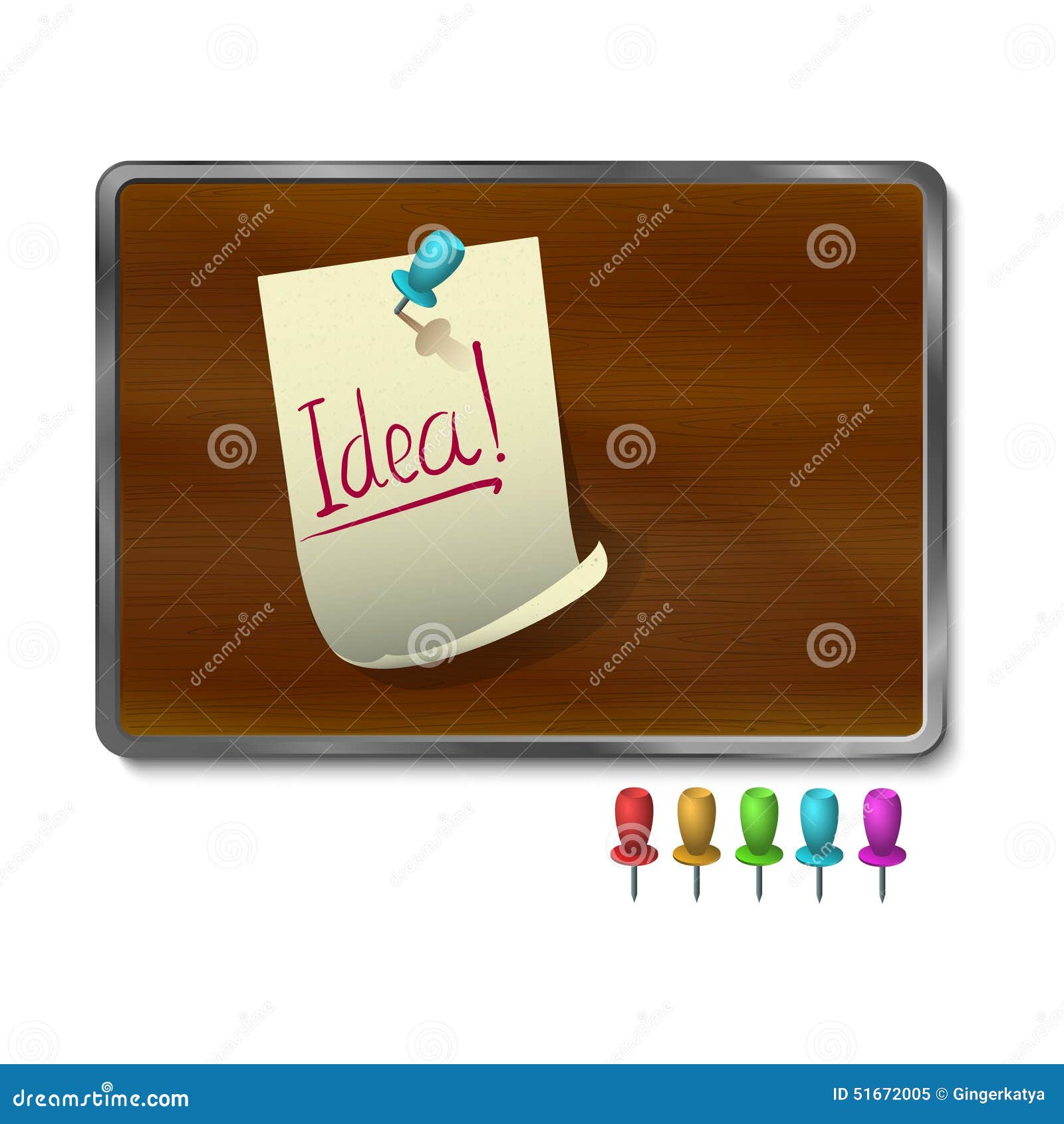 Notice board stock vector. Illustration of communication - 51672005
