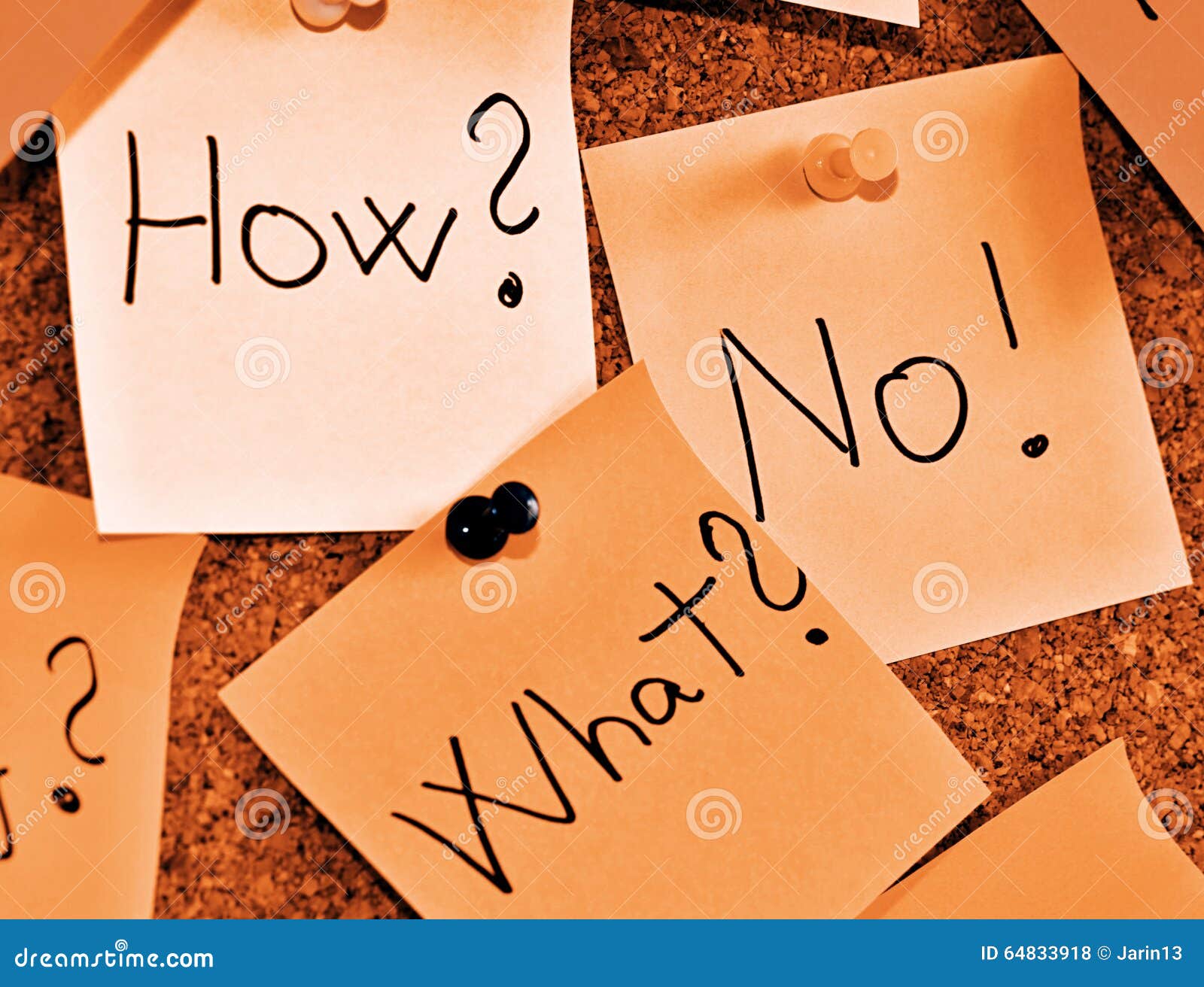 Notice Board with Sticky Note Pads Stock Photo - Image of announce ...