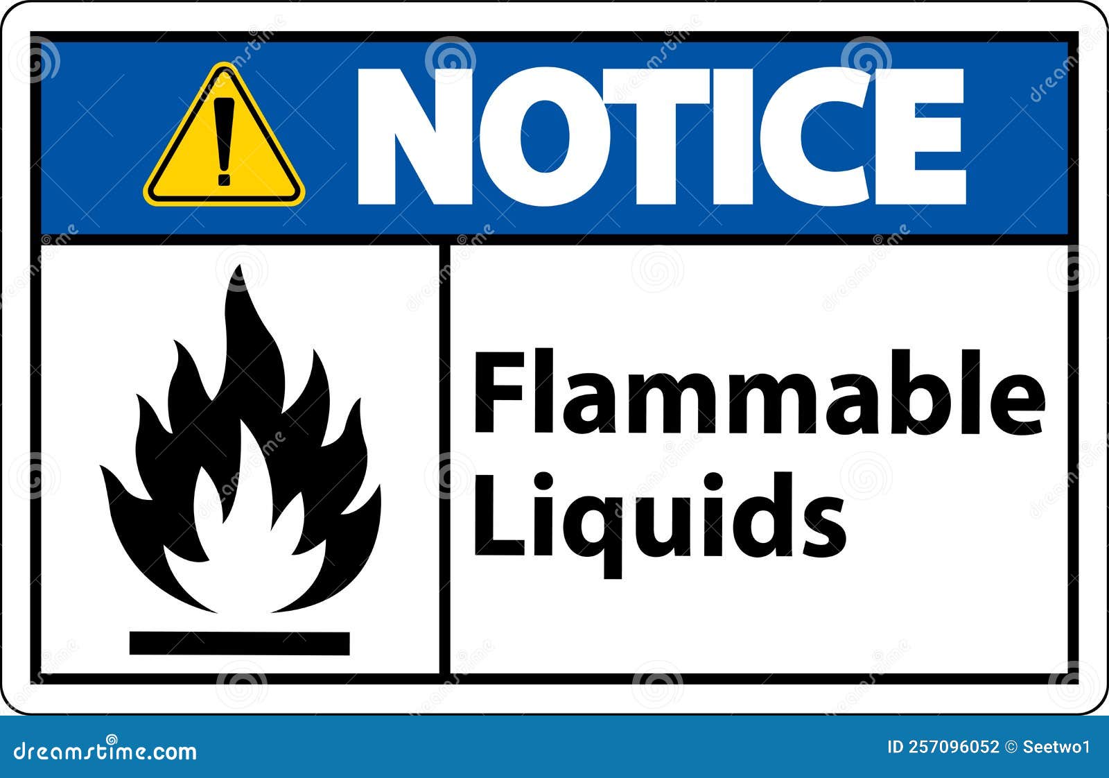 Notice Hot Liquids Burn Hazard Symbol Sign, Vector Illustration ...