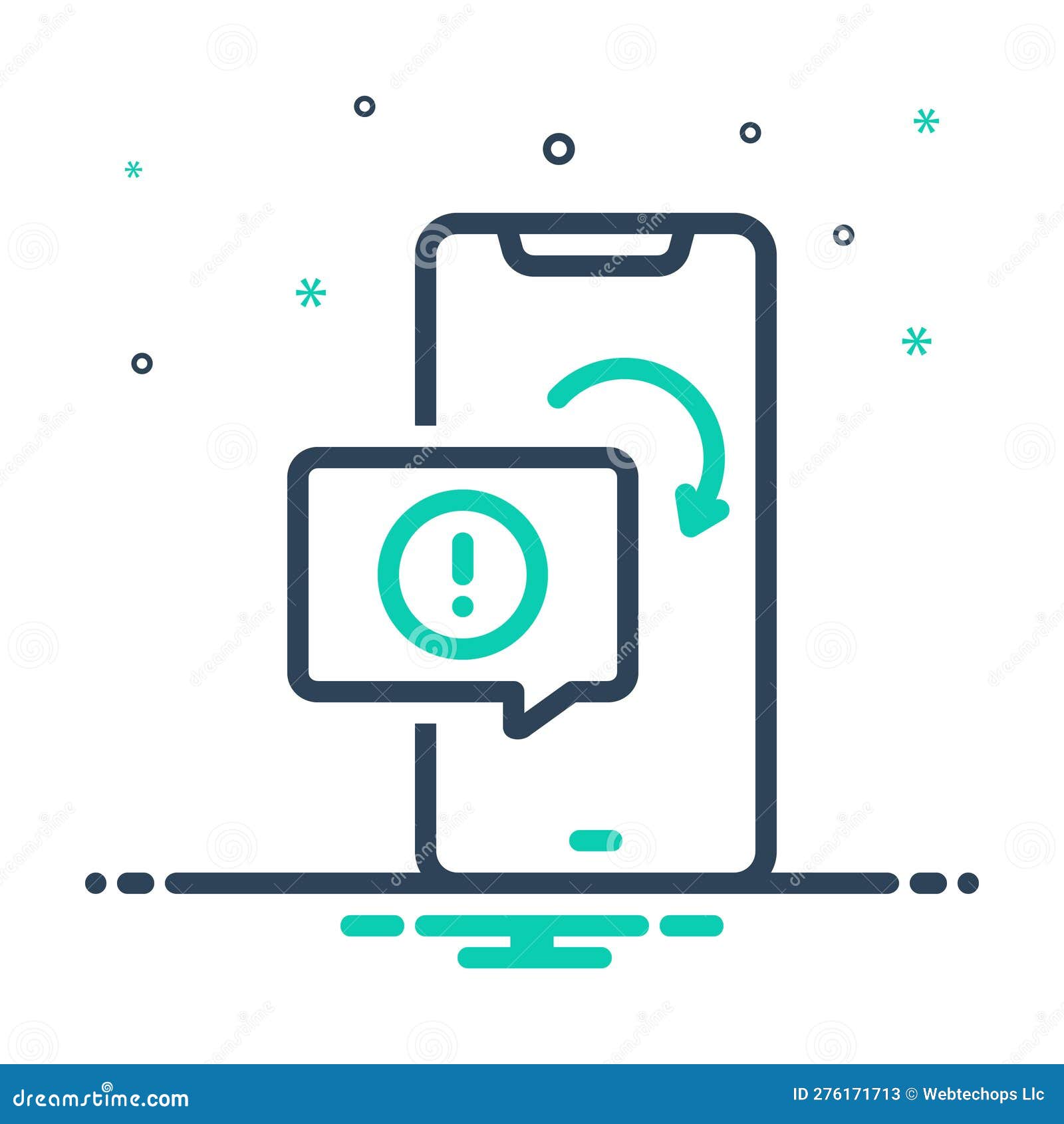 Mix Icon for Notice, Information and Message Stock Vector ...