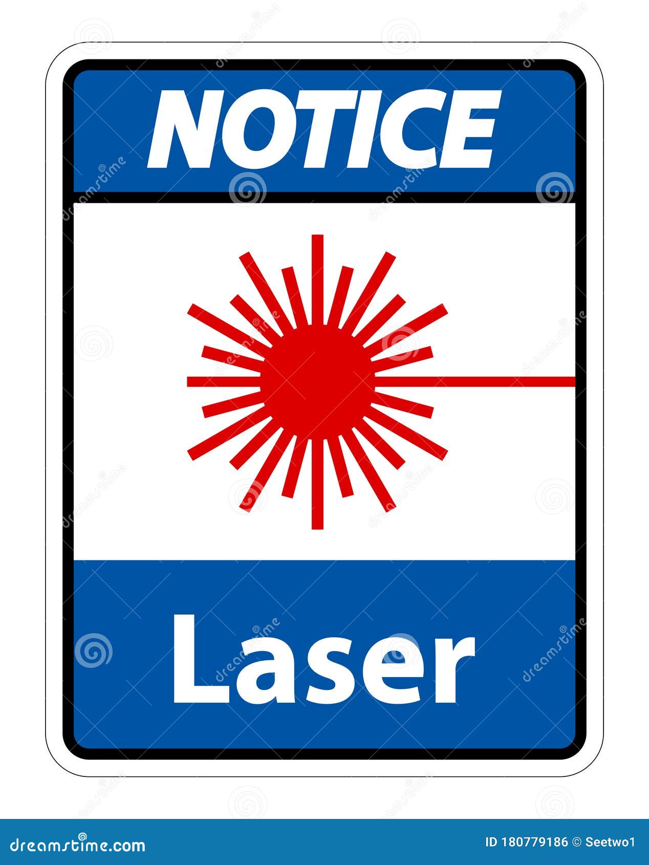 Notice Laser Symbol Sign Symbol Sign Isolate On Transparent Background ...