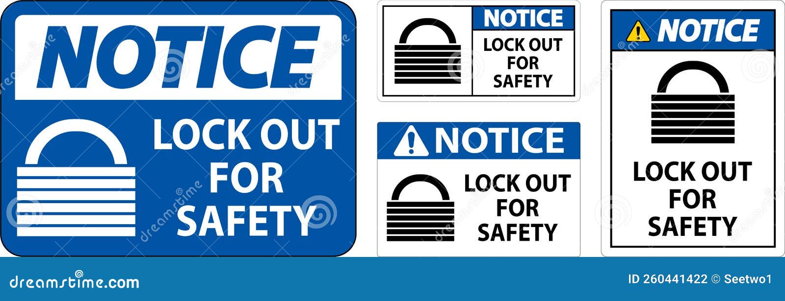 Notice Lock Out For Safety. Failure To Lock Out May Result In Injury ...