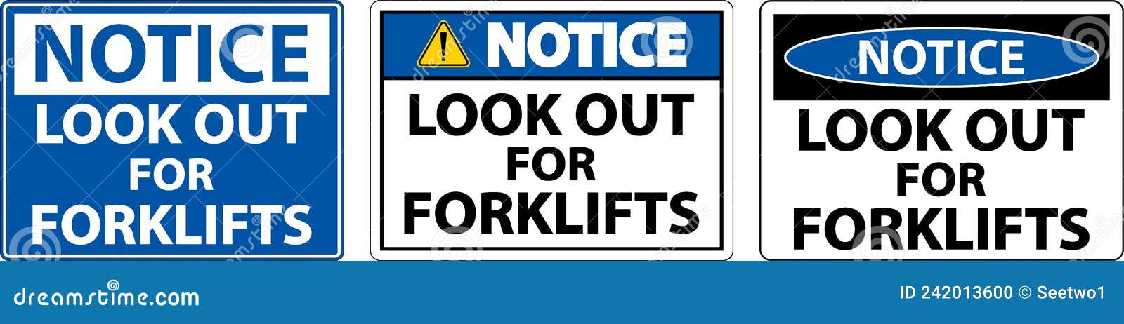 Notice Look Out For Overhead Loads Symbol Sign, Vector Illustration ...