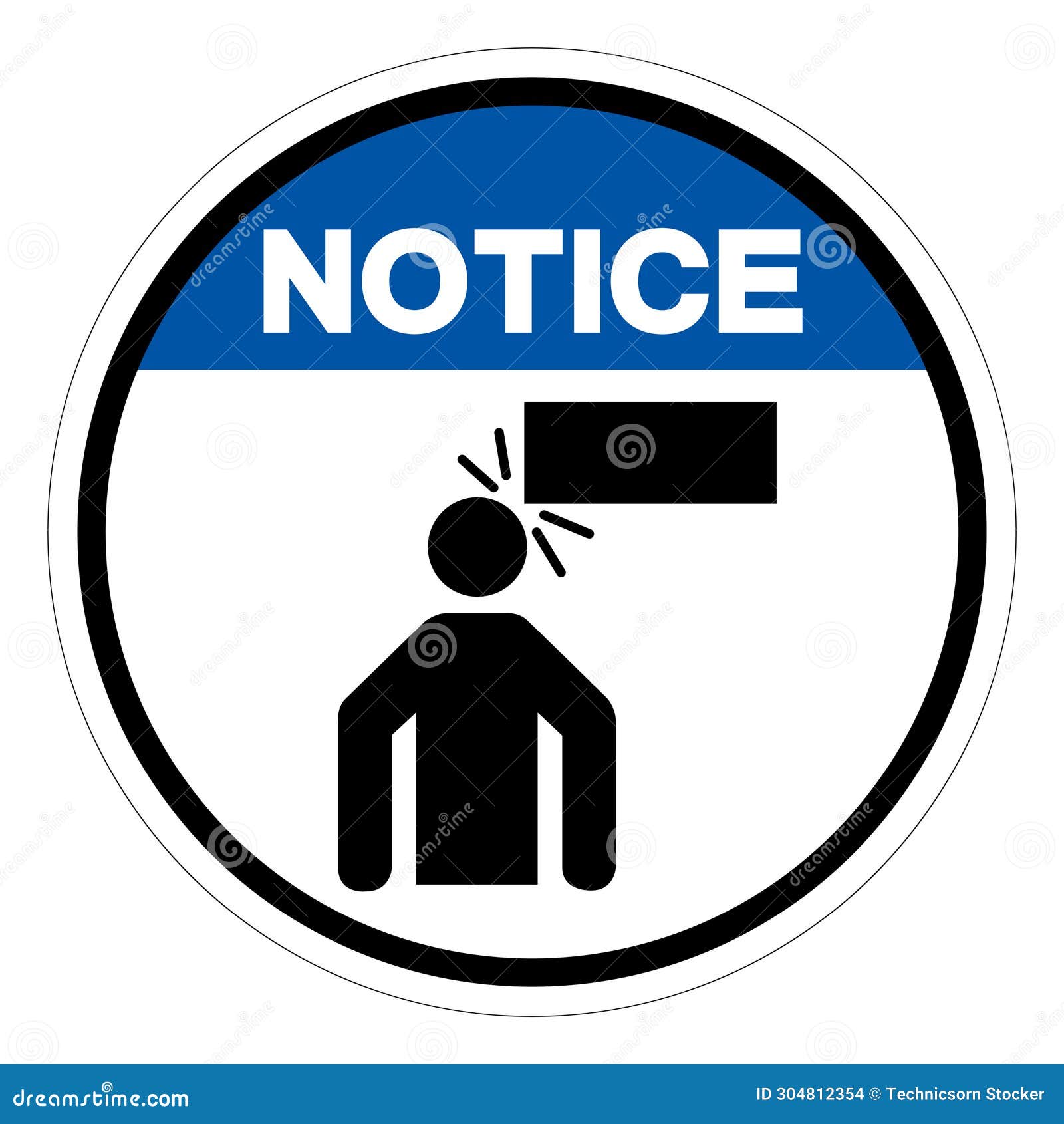 Notice Low ClearanceDo Not Remove Guard Symbol Sign, Vector ...