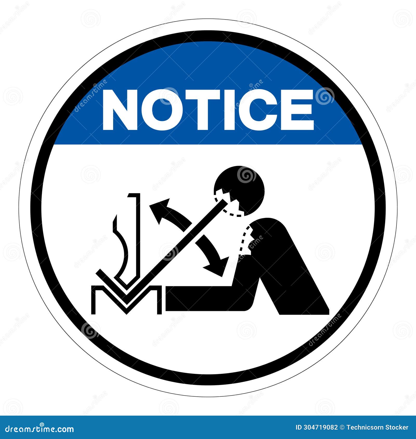 Movement Of Workpiece In Press Symbol Sign, Vector Illustration ...