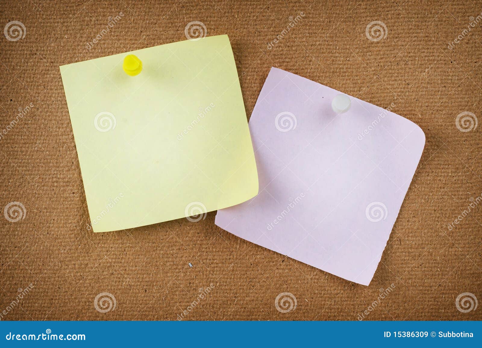 Notice paper stock image. Image of paperclip, pieces - 15386309