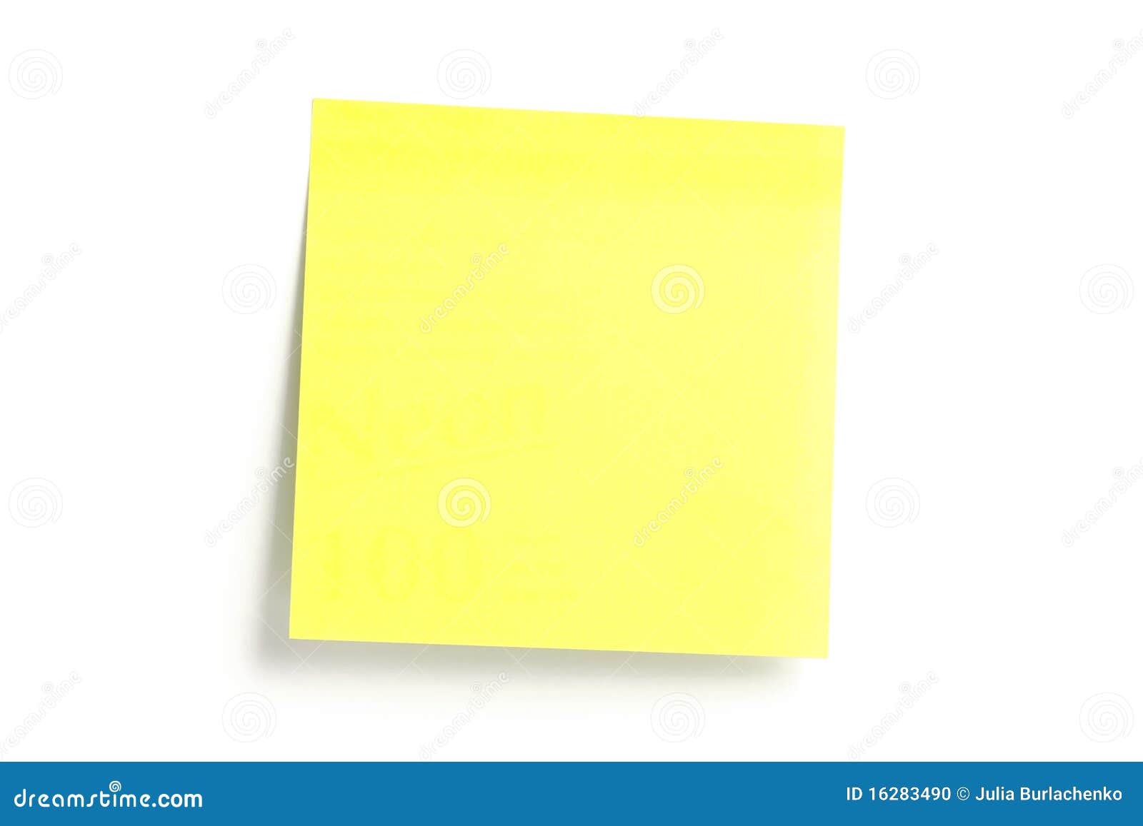 Notice paper stock photo. Image of postit, isolated, remember - 16283490