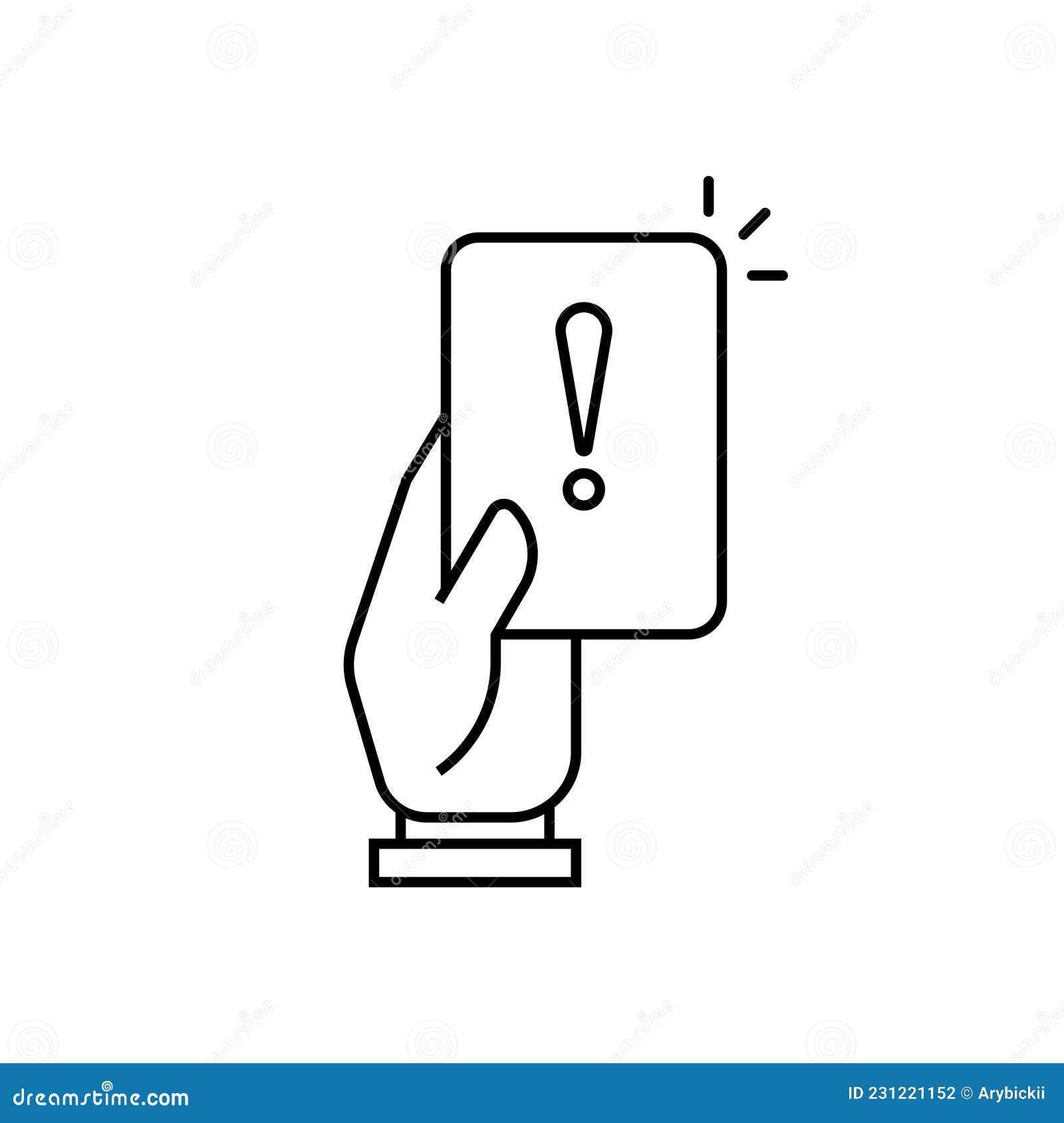 Notice, Penalty, Sanction Icon Stock Vector - Illustration of ...