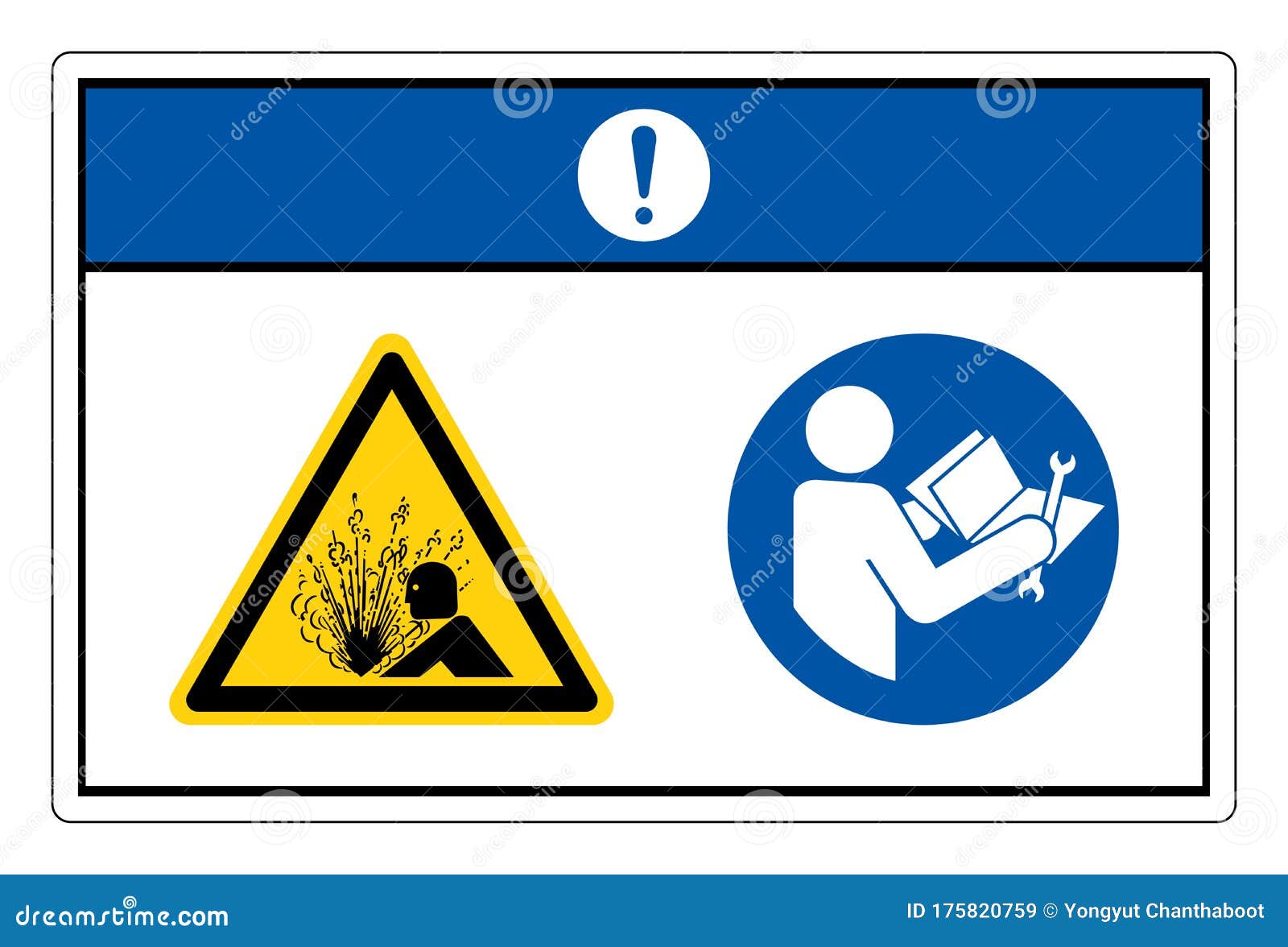 Notice Pressurized Device Read Technical Manual Before Servicing Symbol ...