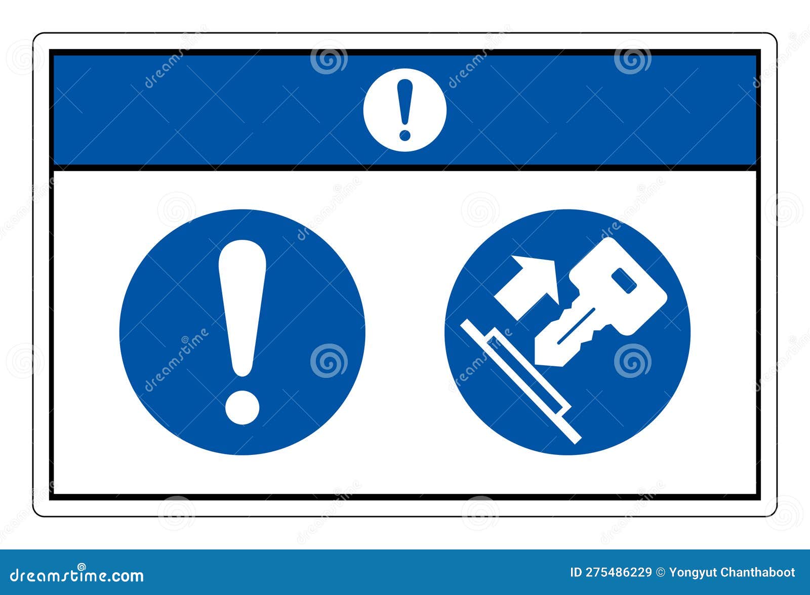Notice Pull Key Symbol Sign, Vector Illustration, Isolate on White ...