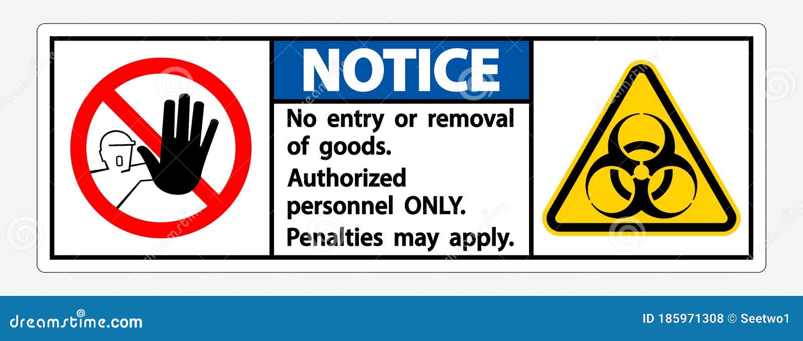 Notice Quarantine Holding Area Sign Isolate on White Background,Vector ...
