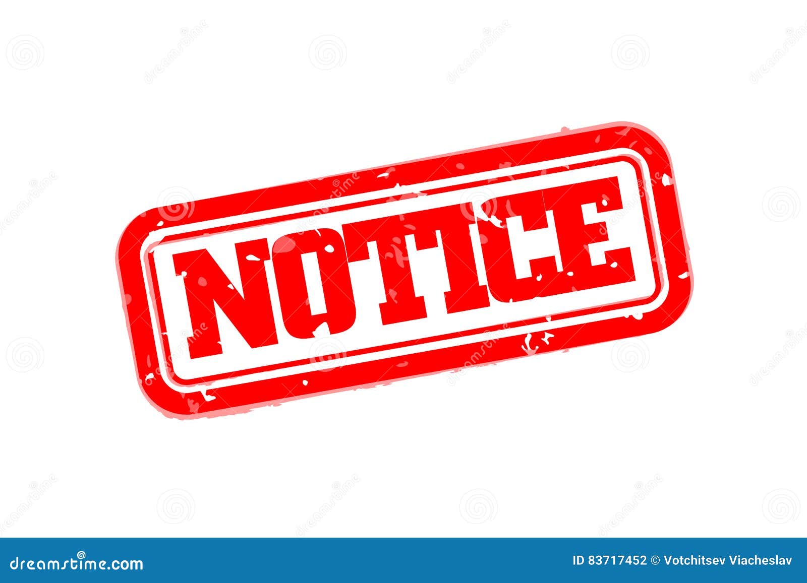 Notice rubber stamp stock vector. Illustration of stamp - 83717452