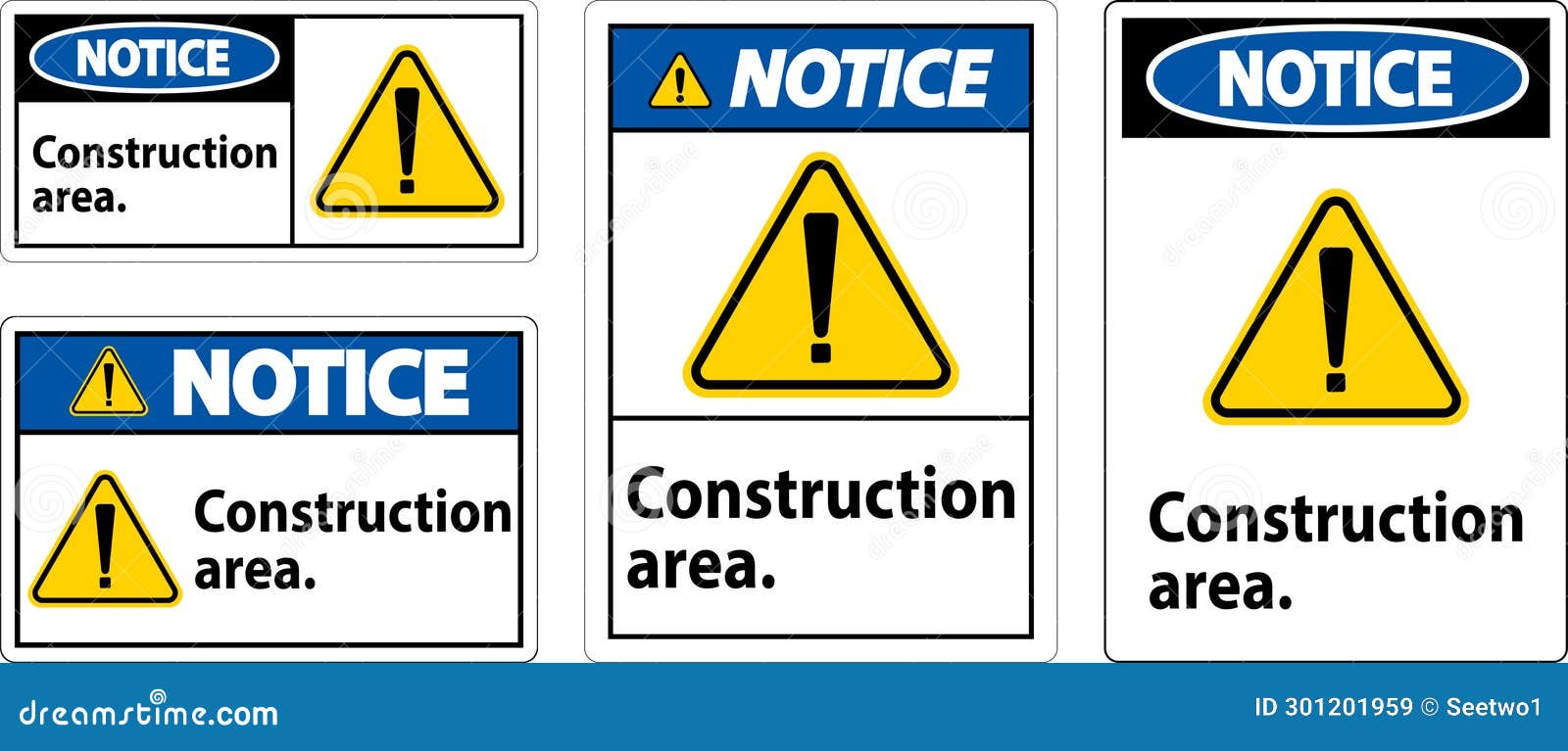 Notice This Area Is Under 24 Hour Video Surveillance Symbol Sign ...