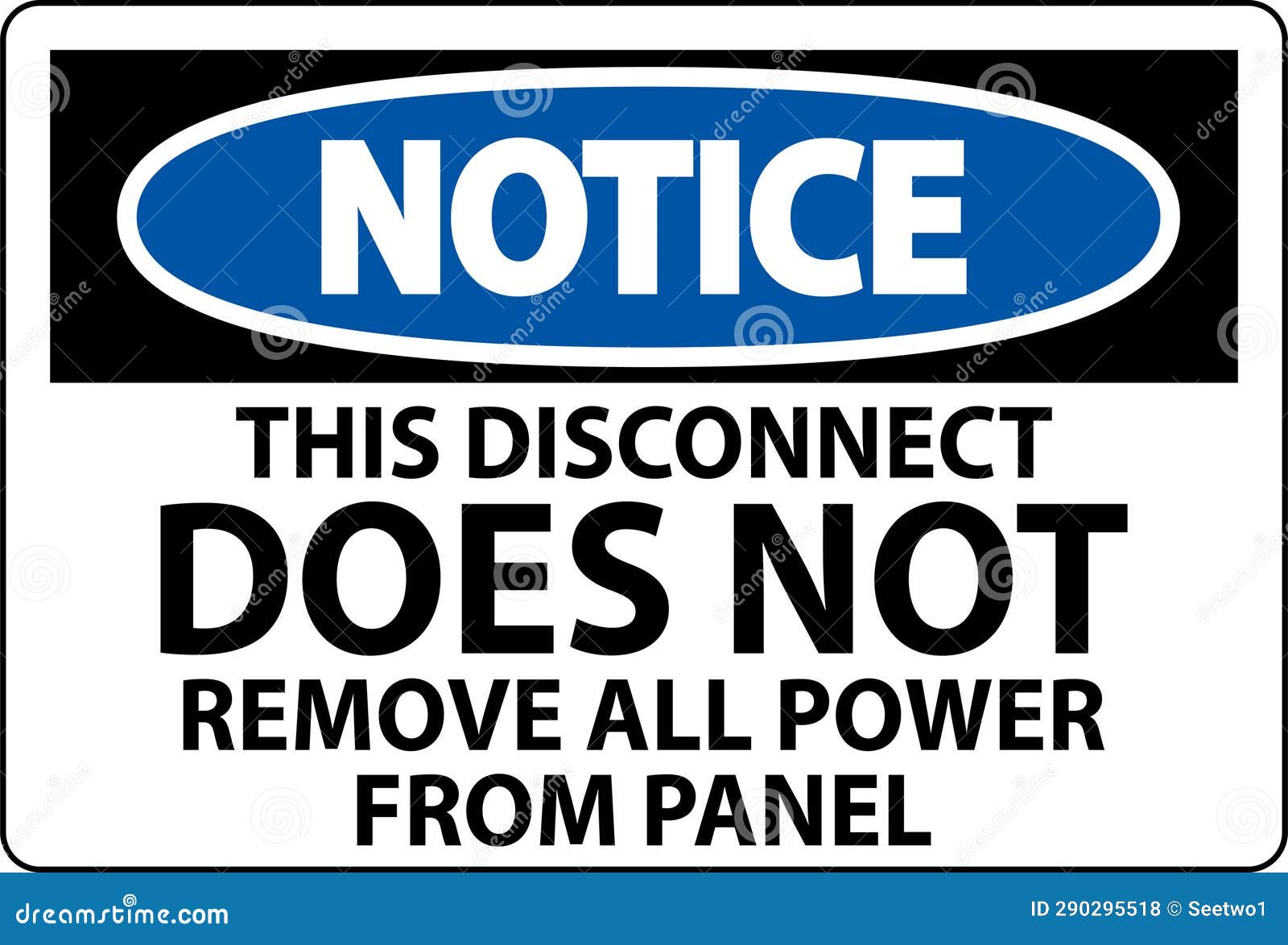 Notice Disconnect Mains Plug From Electrical Outlet Symbol Sign,Vector ...