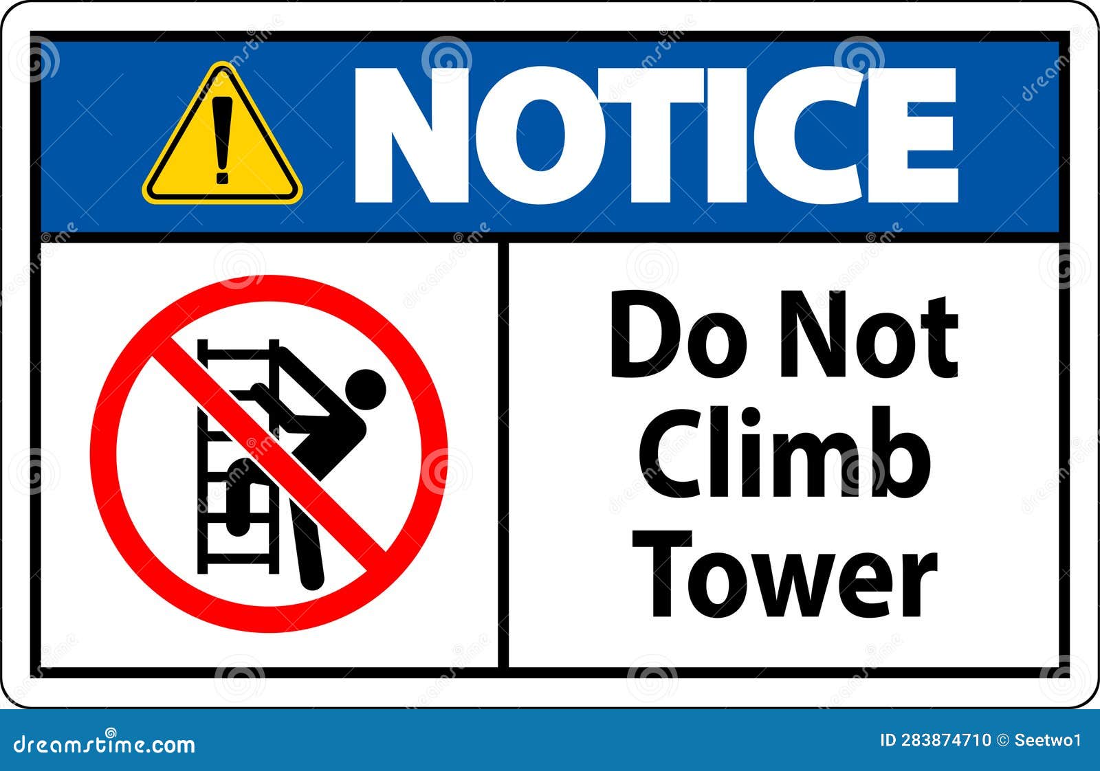 Do Not Climb On Shelving Sign. Prohibition Sign In Red Circle Isolated ...