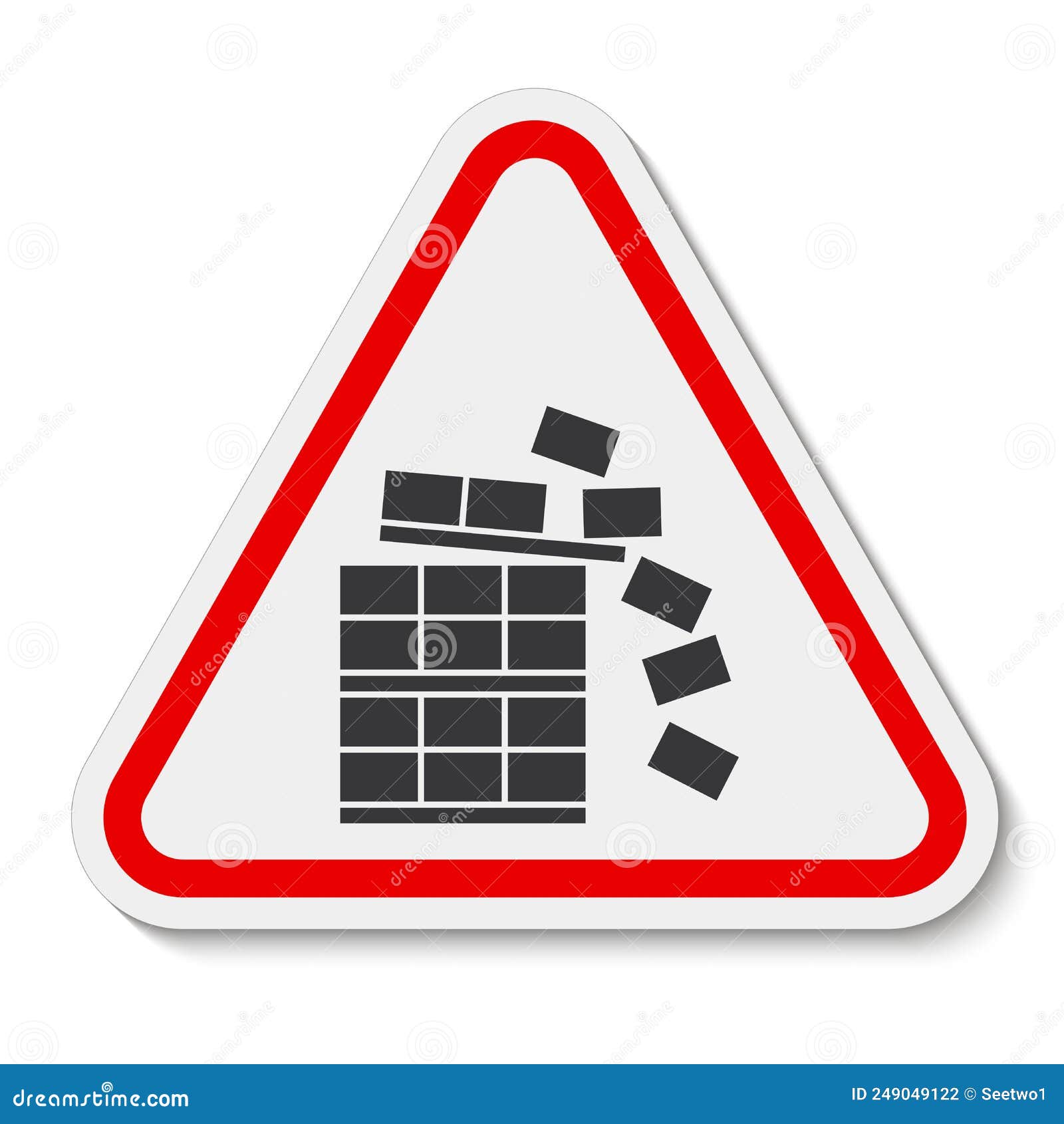 Notice Stack Correctly Sign on White Background Stock Vector ...