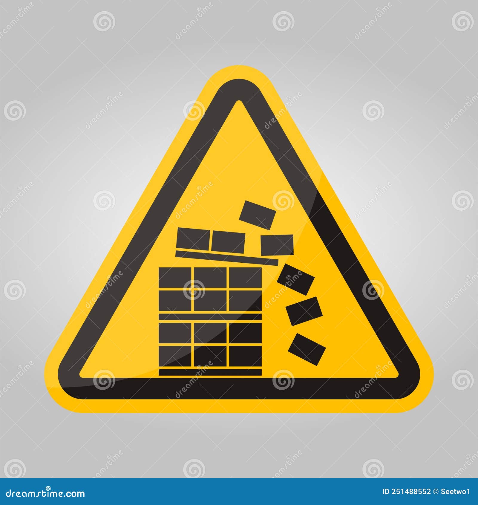 Notice Stack Correctly Sign on White Background Stock Vector ...