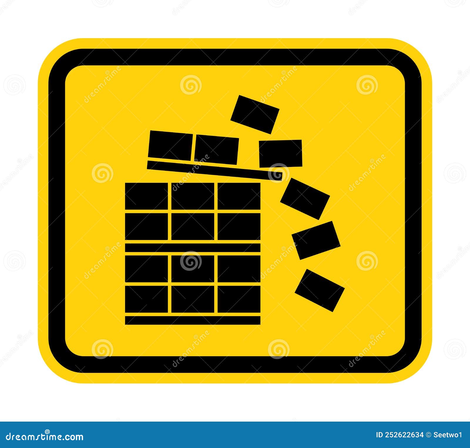 Notice Stack Correctly Sign on White Background Stock Vector ...