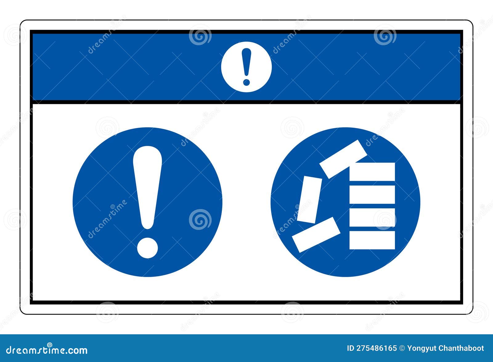 Notice Stack Correctly Symbol Sign, Vector Illustration, Isolate on ...