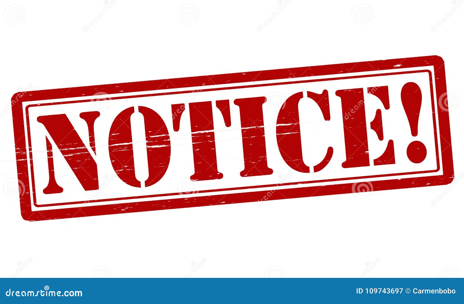 Notice stock illustration. Illustration of observe, notice - 109743697