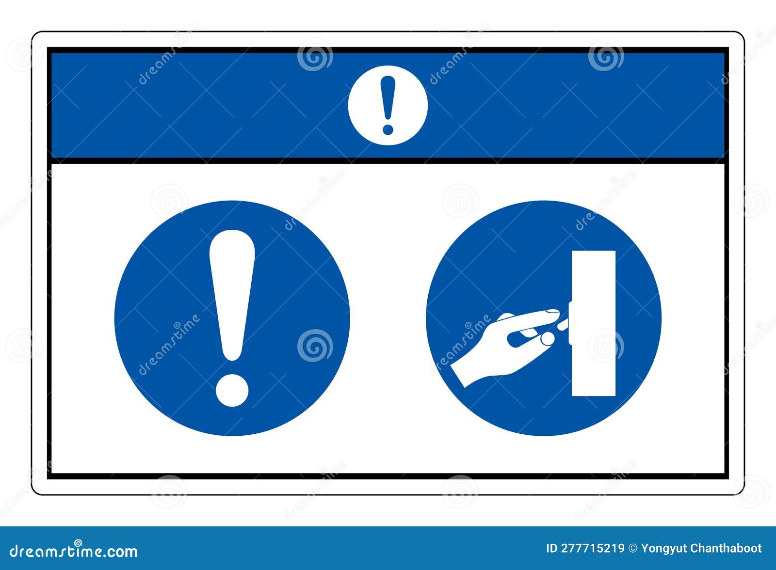 Notice Switch Off Symbol Sign ,Vector Illustration, Isolate on White ...