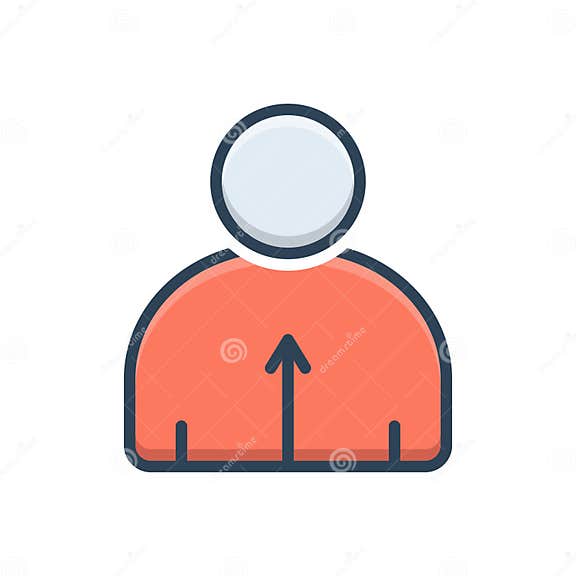 Color Illustration Icon for Noticeable, Observable and Noticeable Stock ...