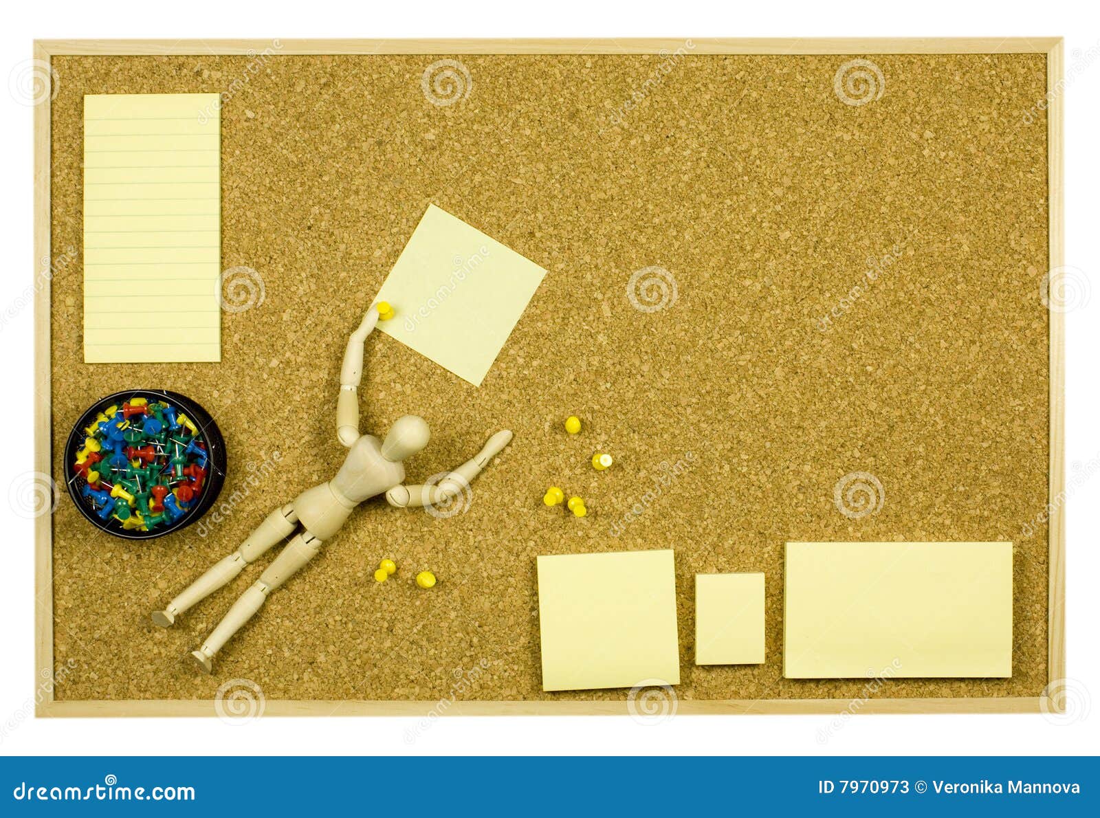 Noticeboard stock image. Image of notification, note, noticeboard - 7970973