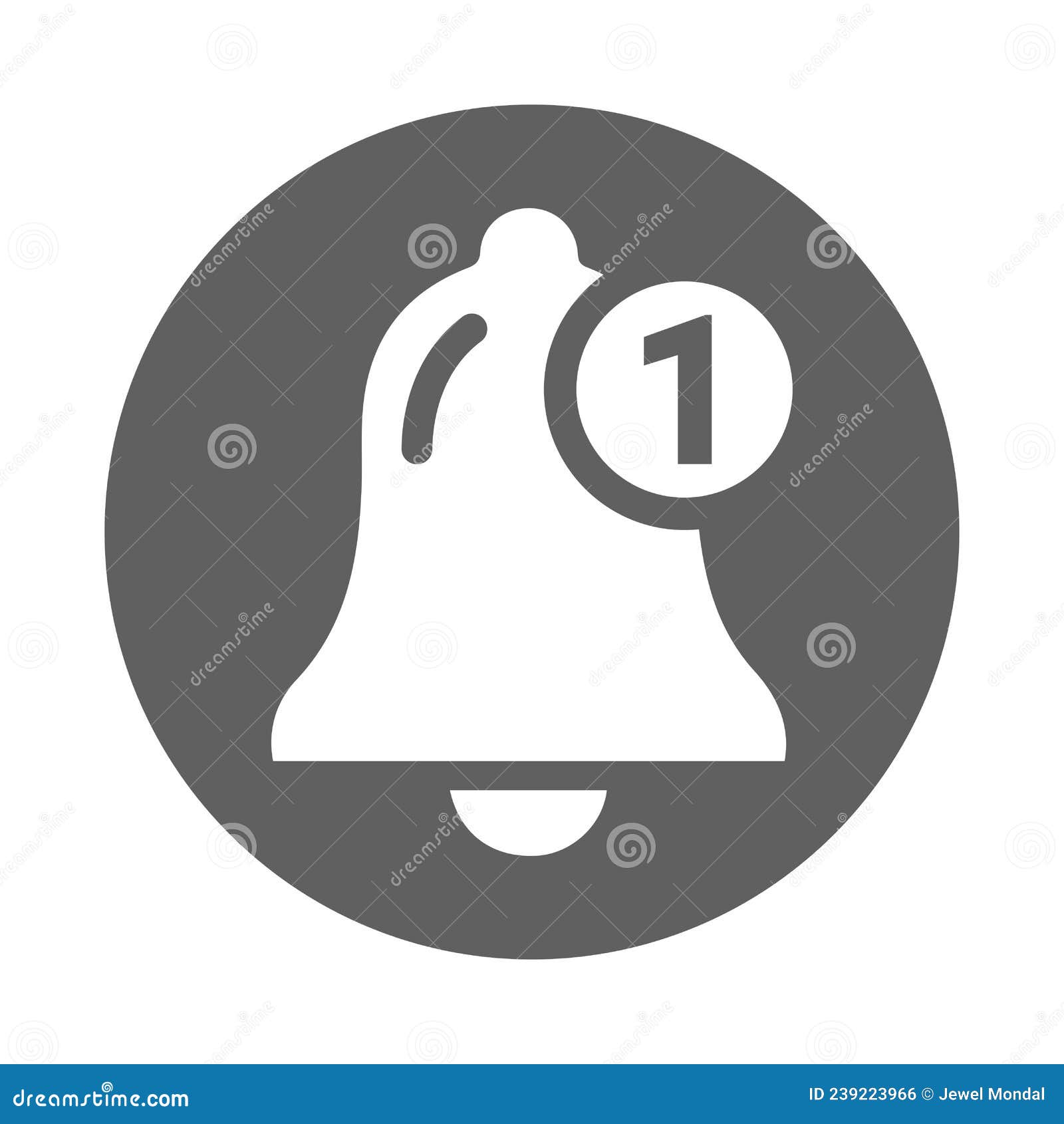 Notification, Alert, Bell, Message, Notify Icon. Gray Vector Sketch ...