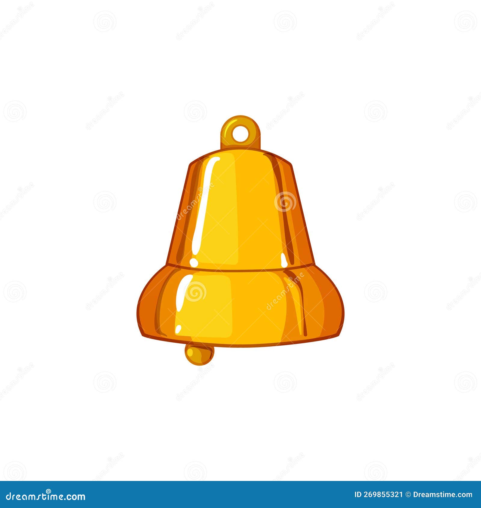 Notification Bell Cartoon Vector Illustration Stock Vector ...