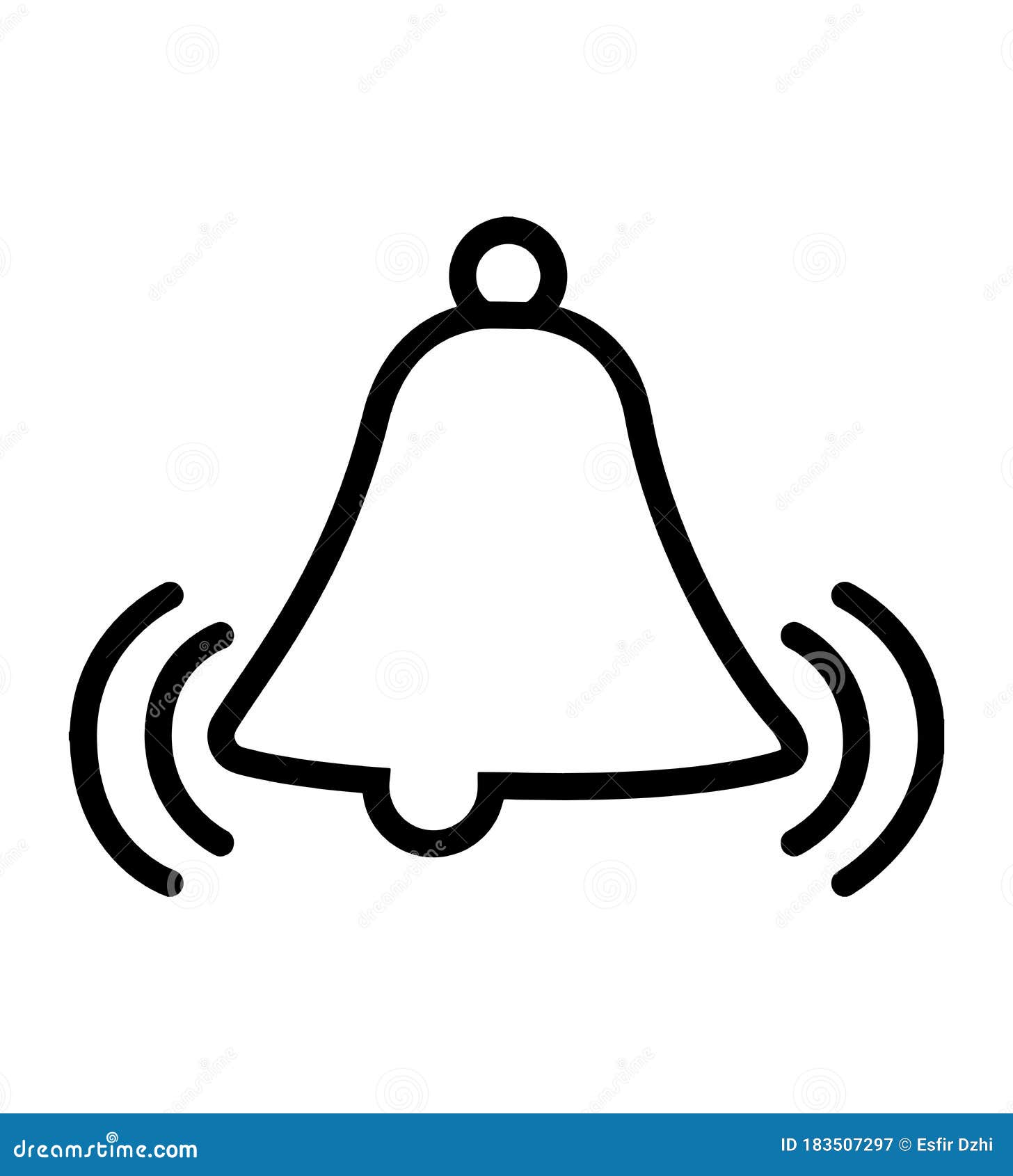 Notification Bell Icon Vector Ringing Bell and Notification Number Sign ...