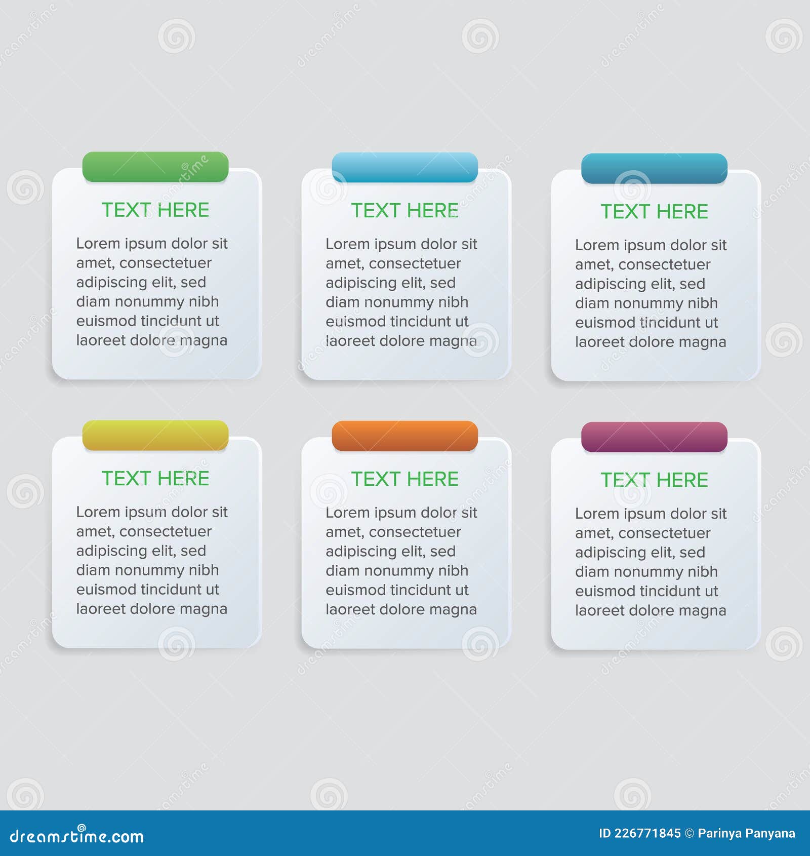 Notification 3D background stock vector. Illustration of read - 226771845