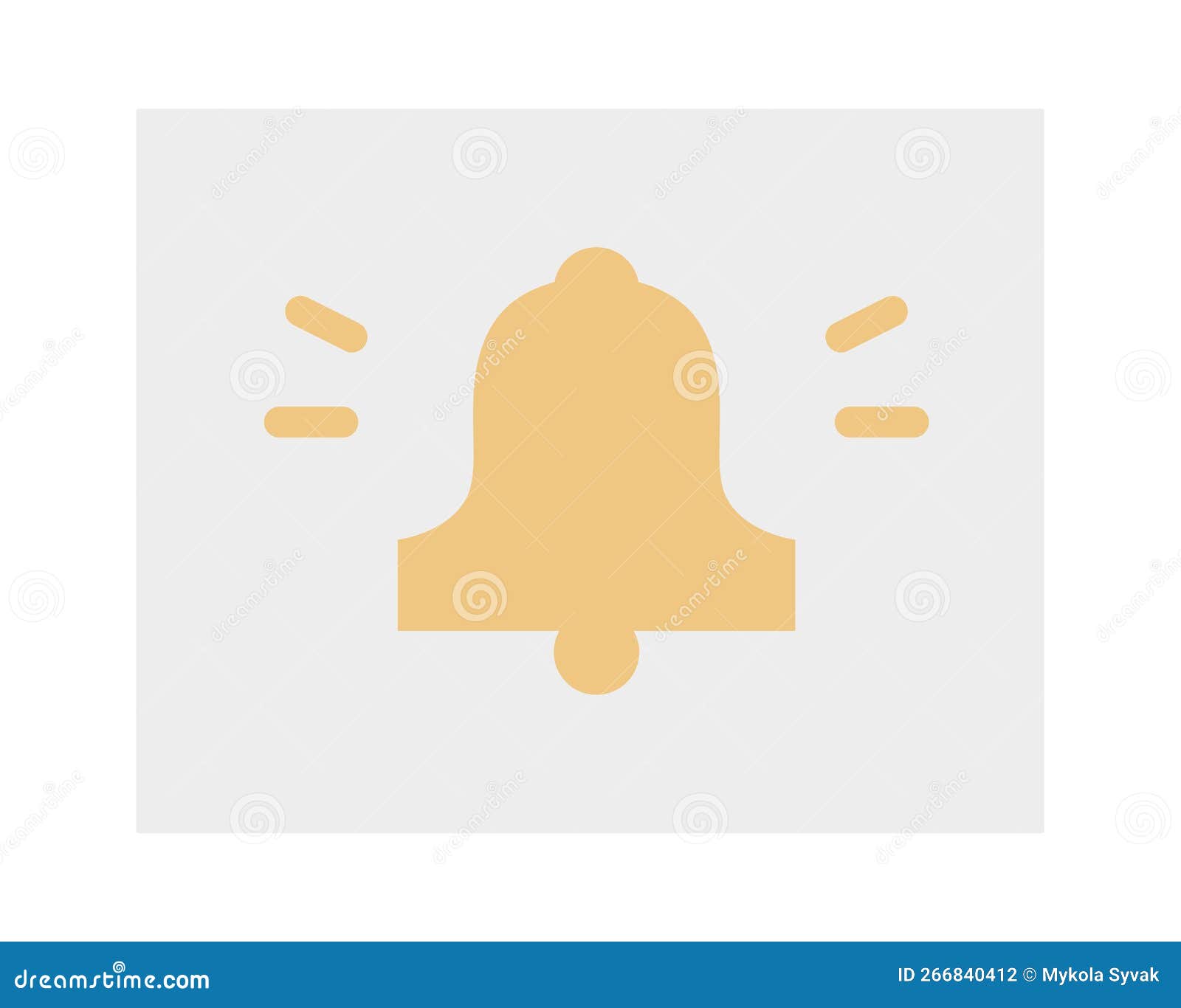 Notification Flat Icon New Message Symbol Stock Vector - Illustration ...