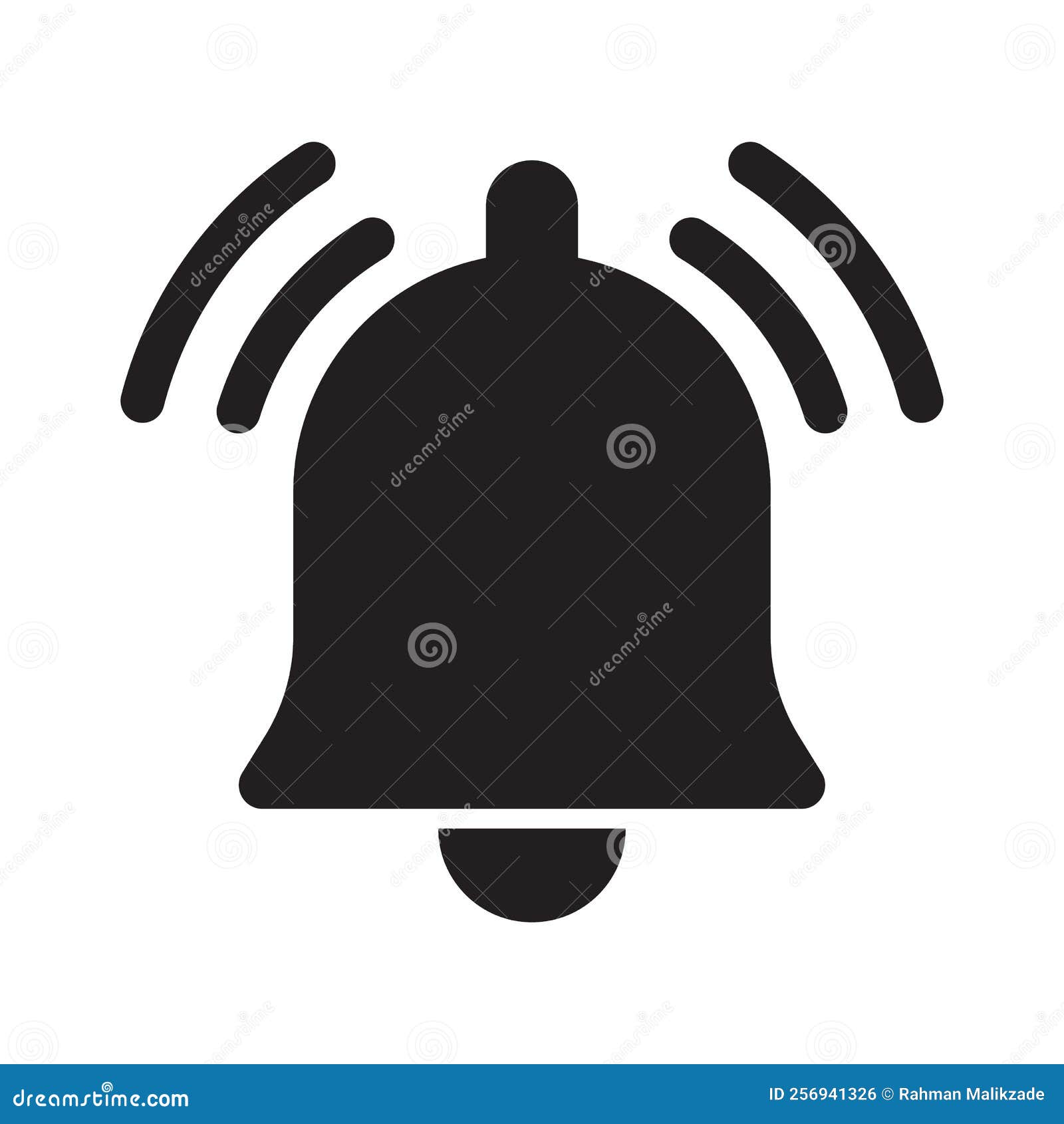Notification Icon. Bell or Alarm Social Media Element Vector ...