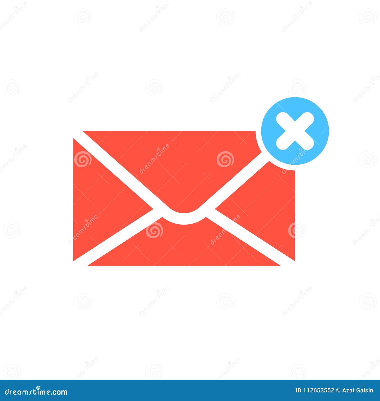 Notification Icon with Cancel Sign. Notification Icon and Close, Delete ...