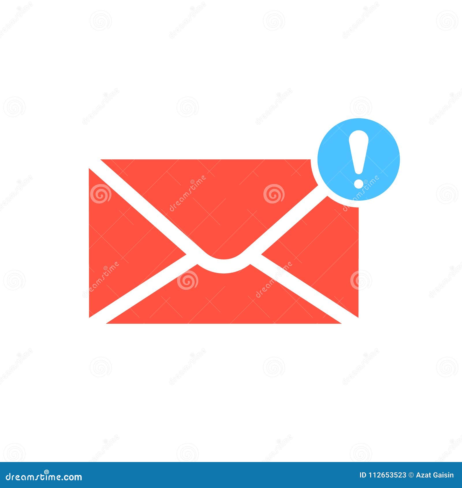 Notification Icon with Exclamation Mark. Notification Icon and Alert ...