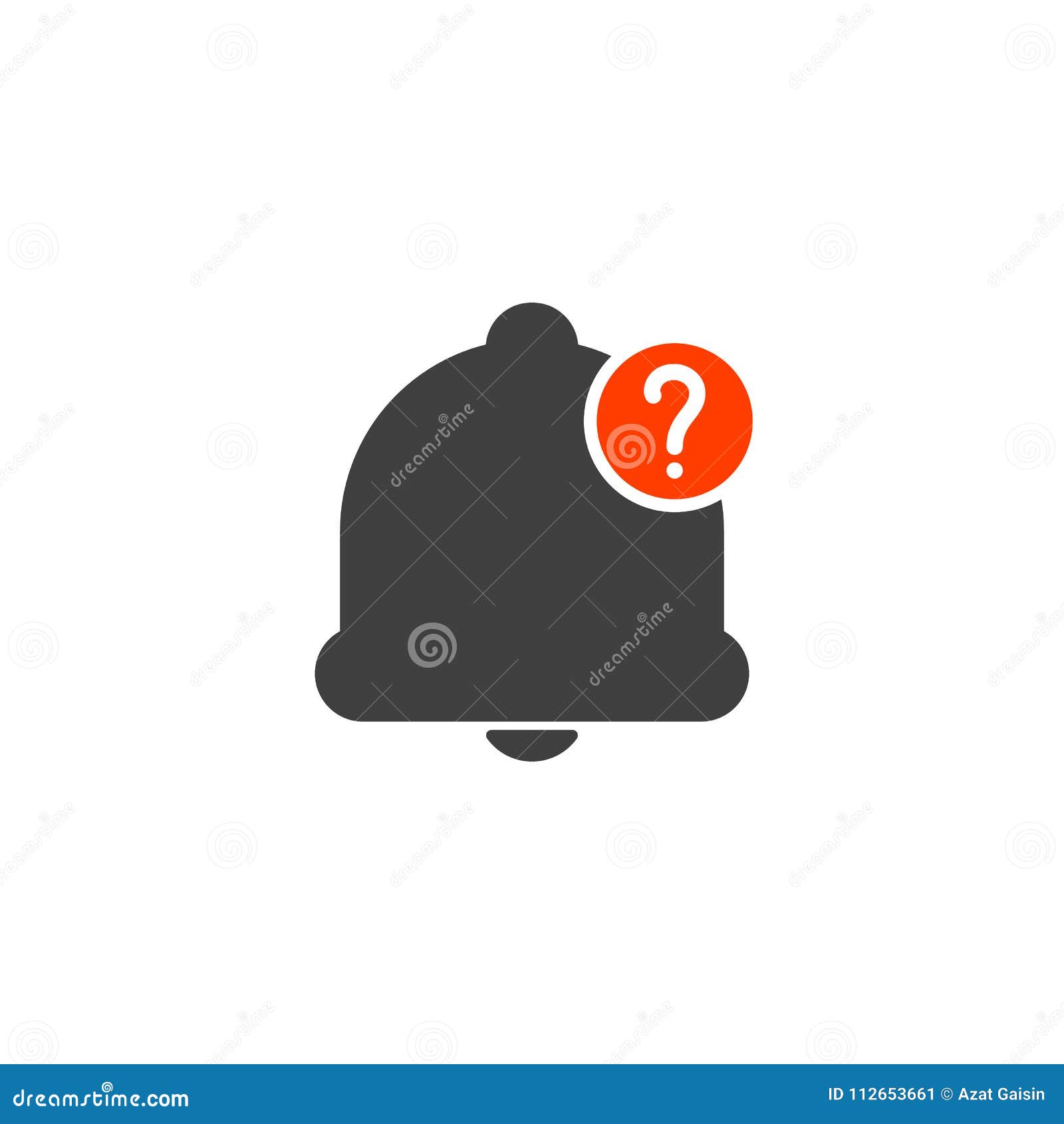 Notification Icon with Question Mark. Notification Icon and Help, How ...