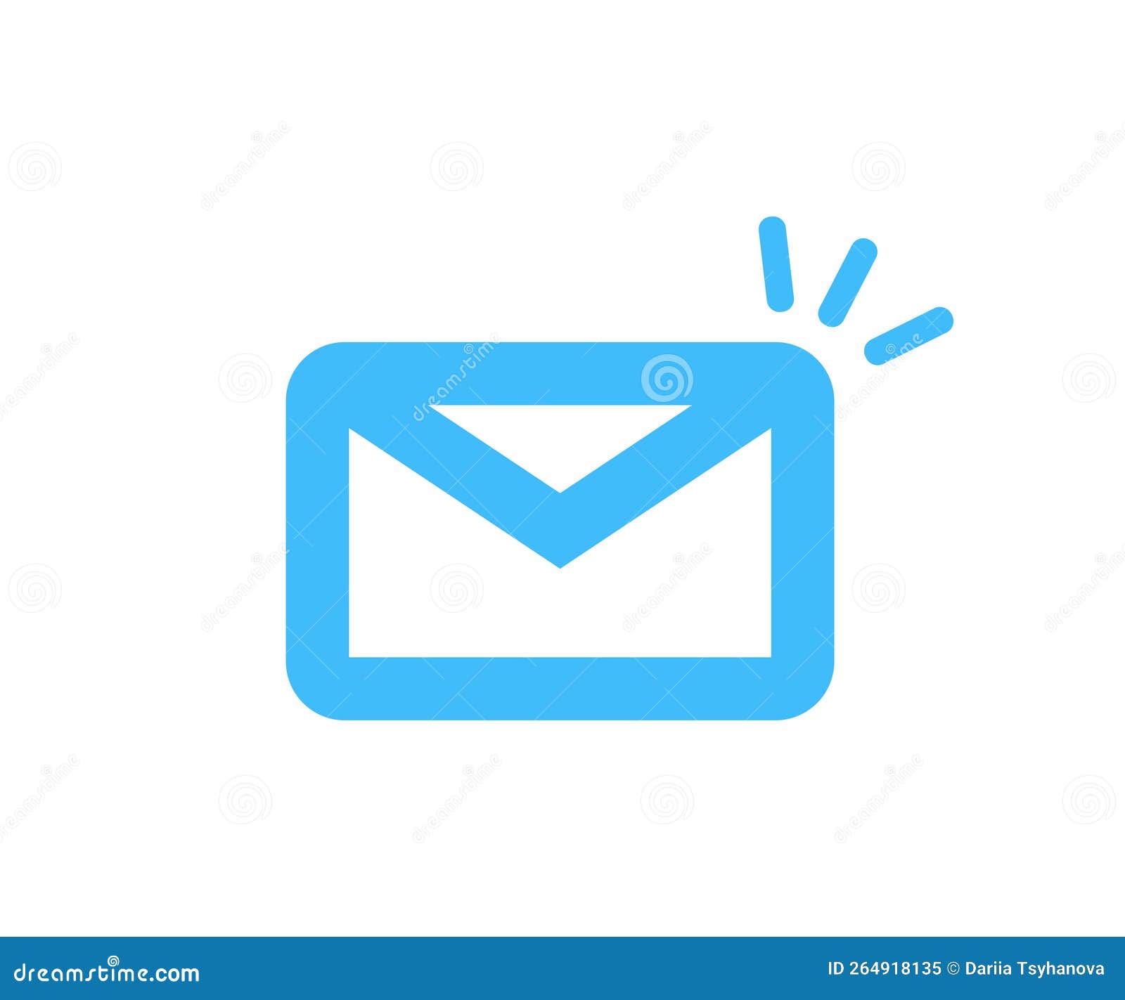Notification Icon Set, New E-mail, New Message Icon Design. Social ...