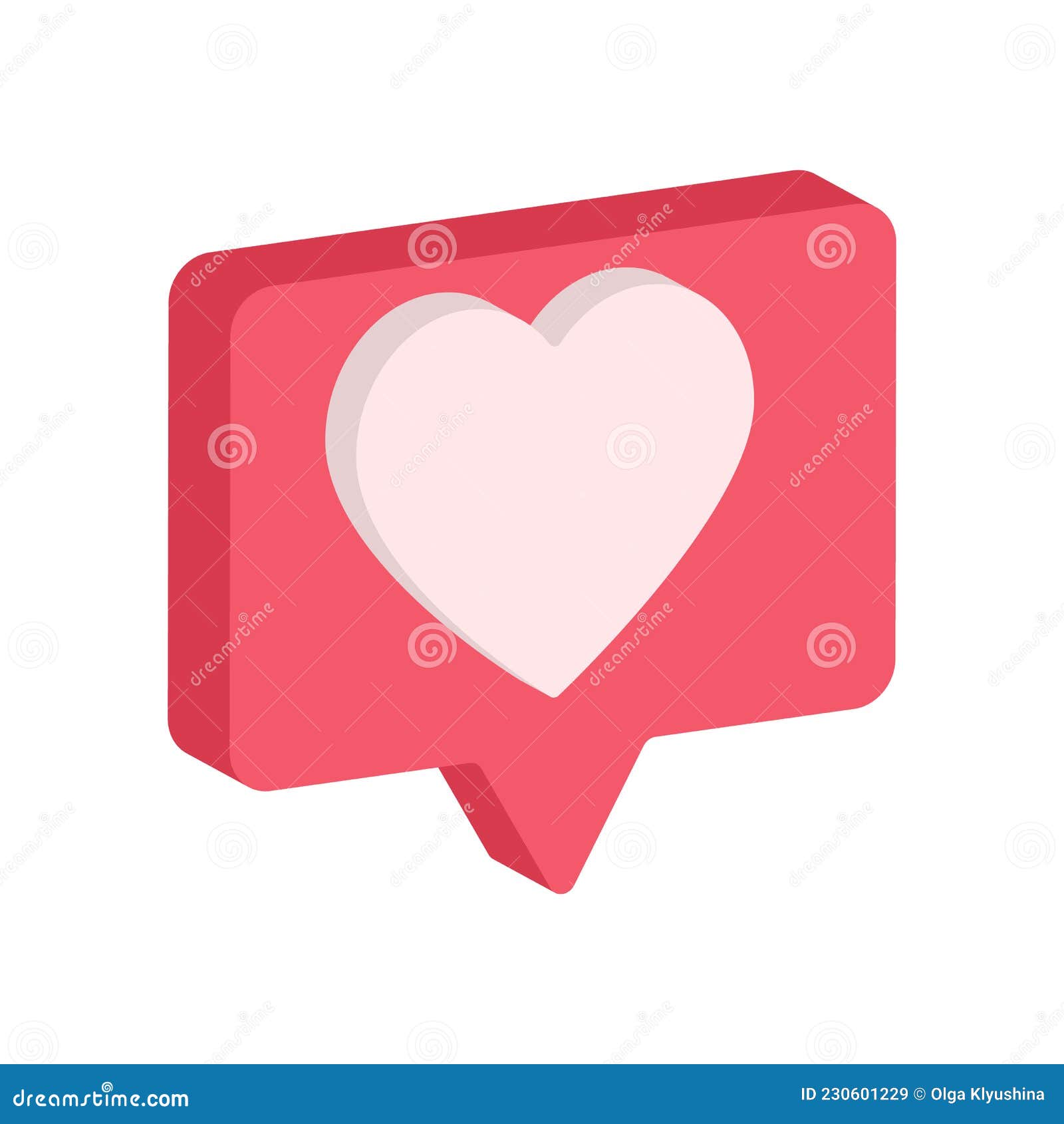 Notification Like Icon. Social Network App Icon Stock Vector ...