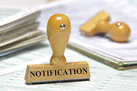 Notification stock photo. Image of word, notify, trade - 31897686
