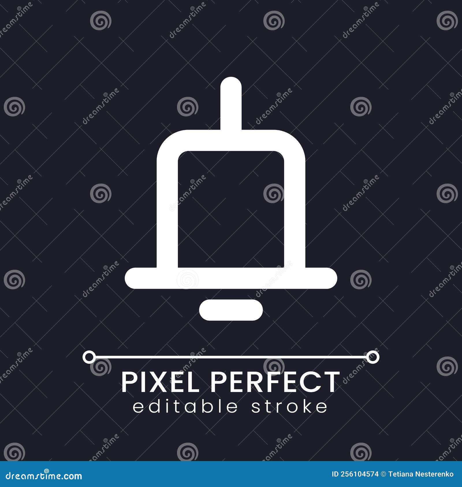 Notification Pixel Perfect White Linear Ui Icon for Dark Theme Stock ... Notification Pixel Perfect White Linear Ui Icon for Dark Theme Stock ...