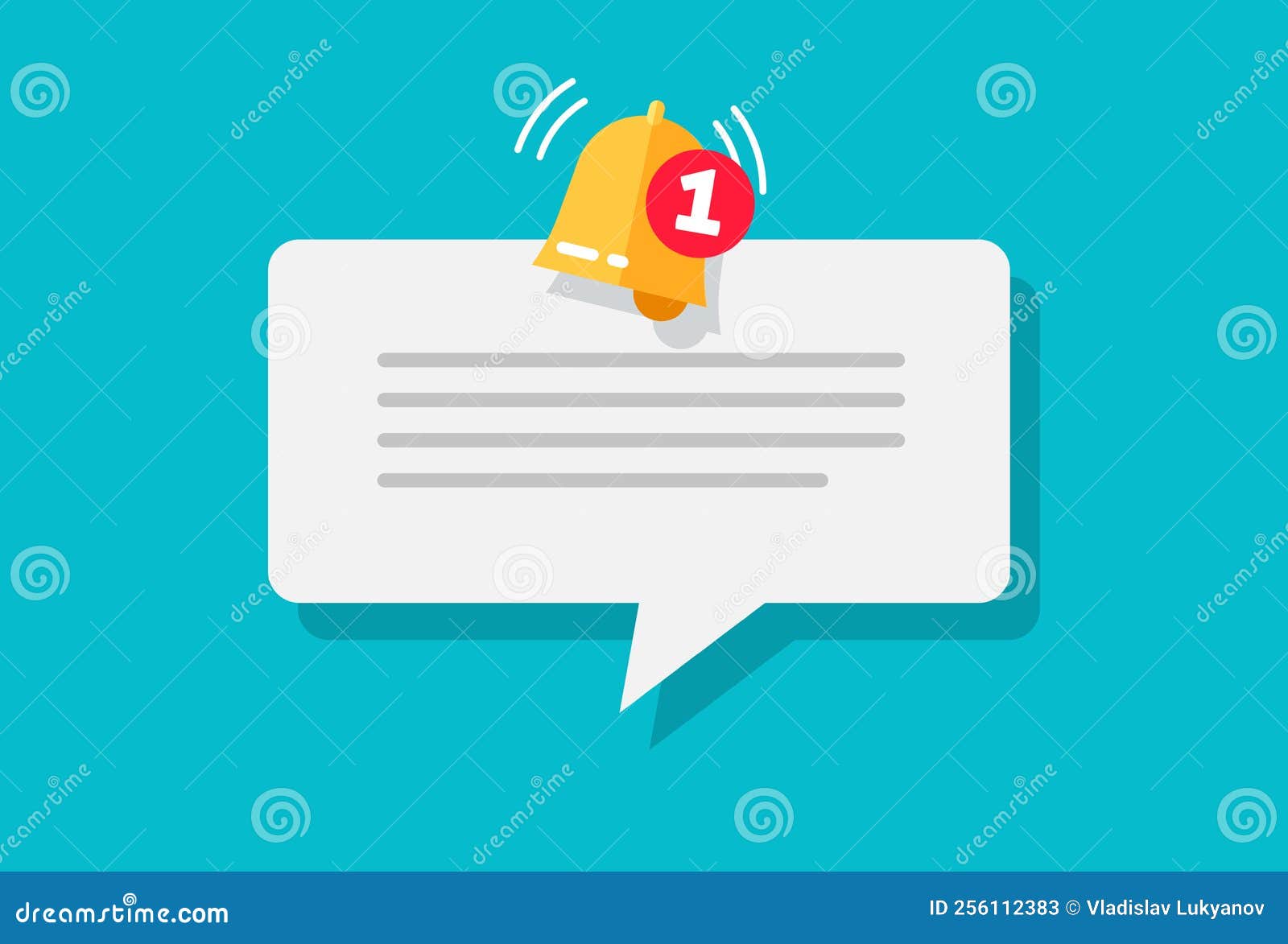 Notification Reminder Note Icon Alert Notice Message Vector or New ...