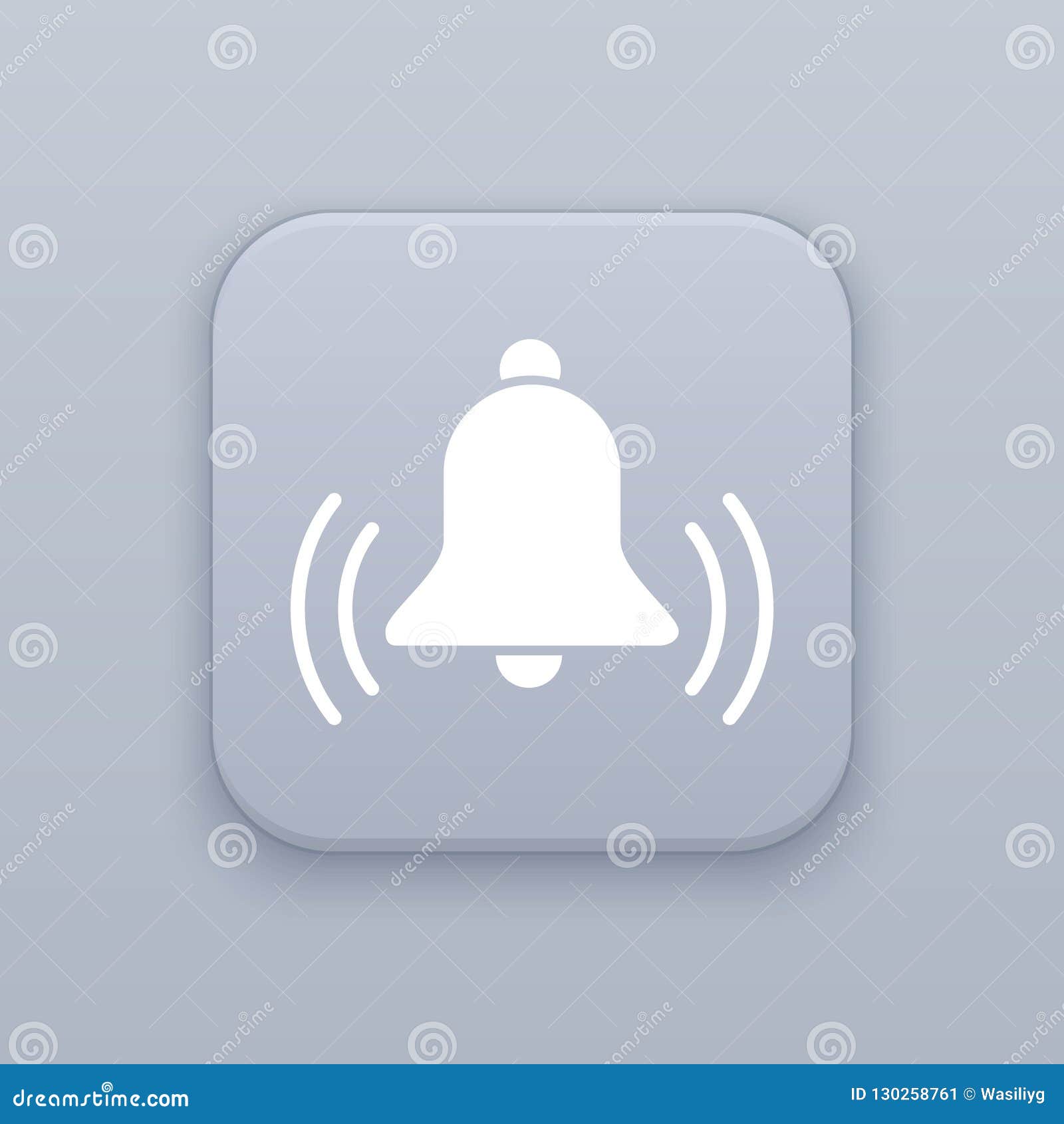 Notification, Ring Button, Best Vector Stock Vector - Illustration of ...