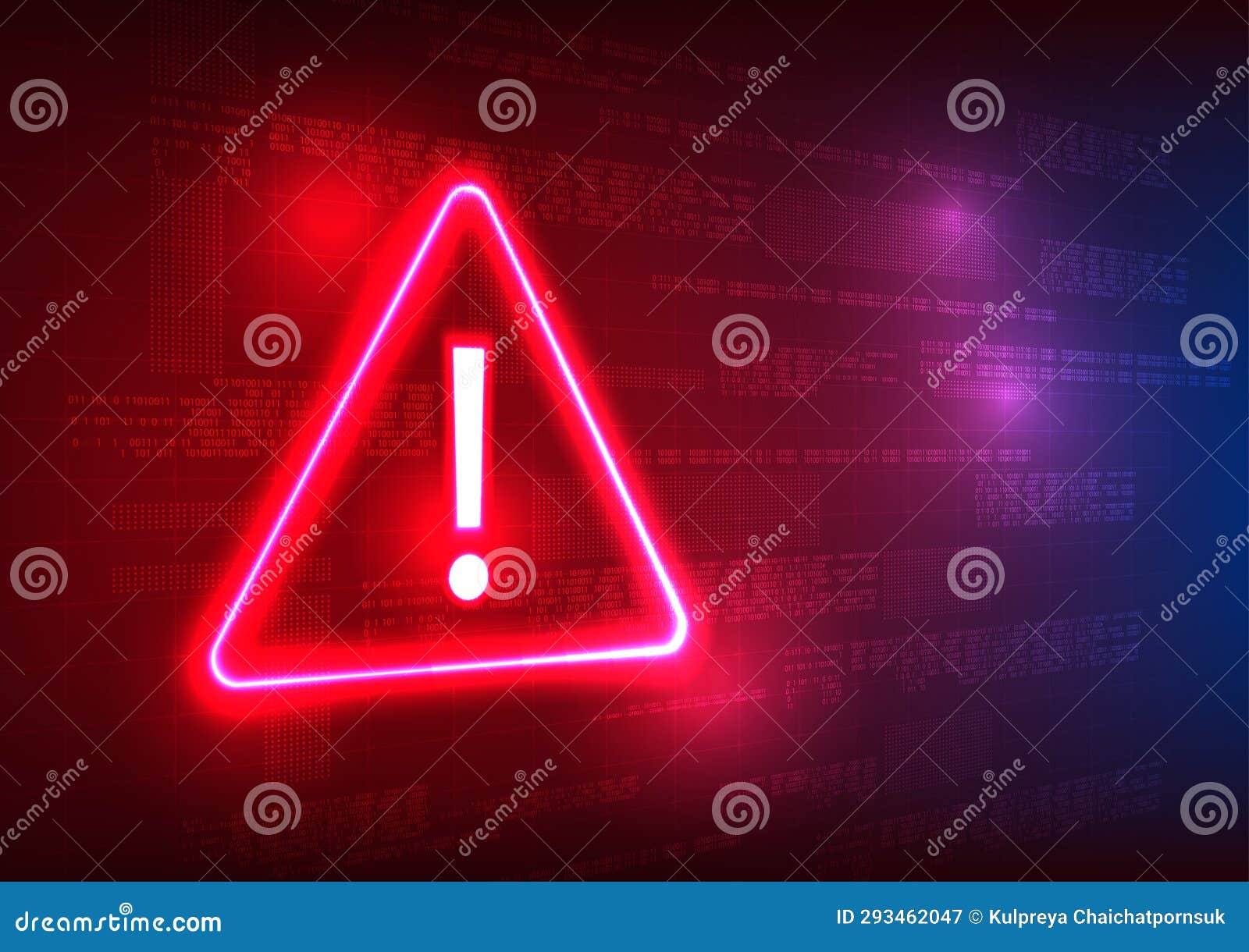 Notification Technology Alert Symbol with Numeric Code Behind it ...