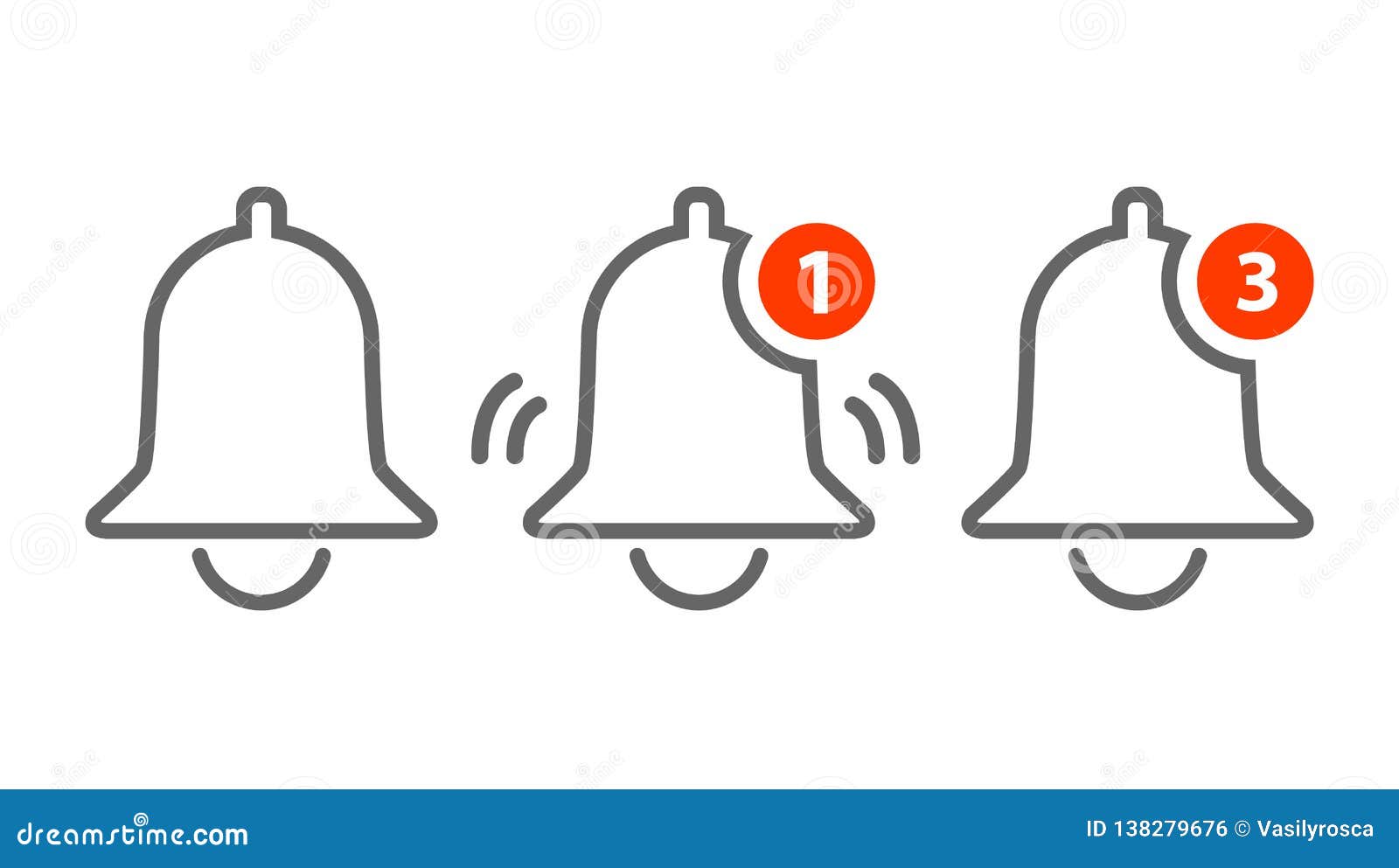 Notification Vector Line Icon of Bell. Alarm Alert Message Ring Icon ... Notification Vector Line Icon of Bell. Alarm Alert Message Ring Icon ...