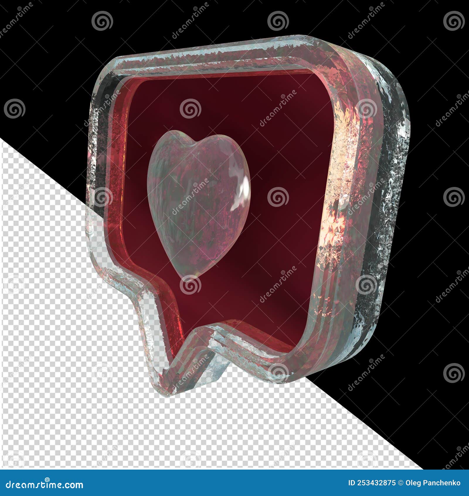 Notifications with a Heart Inside Stock Vector - Illustration of icon ...