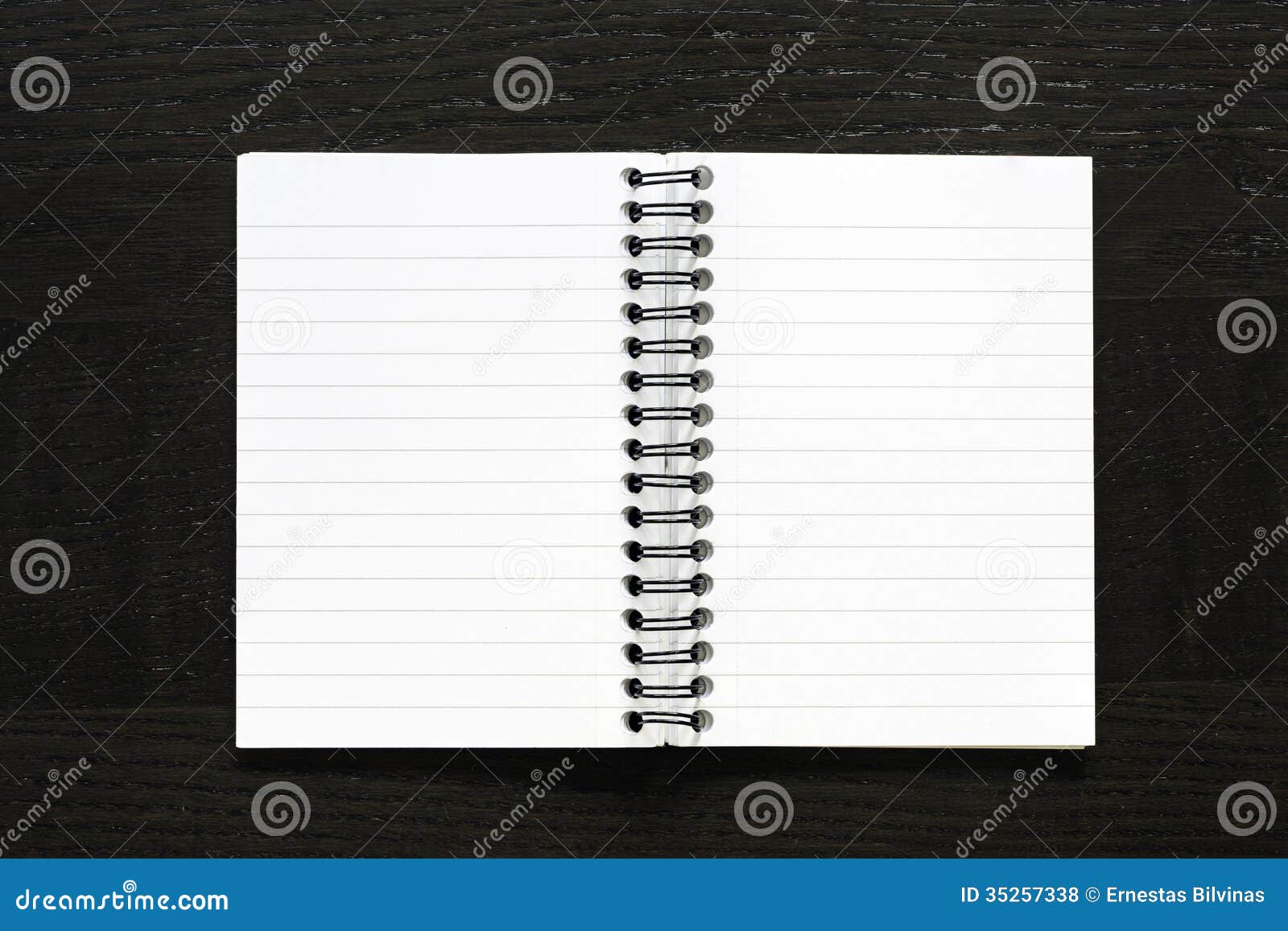 Notizbuch stockfoto. Bild von blatt, zwei, büro, papier - 35257338
