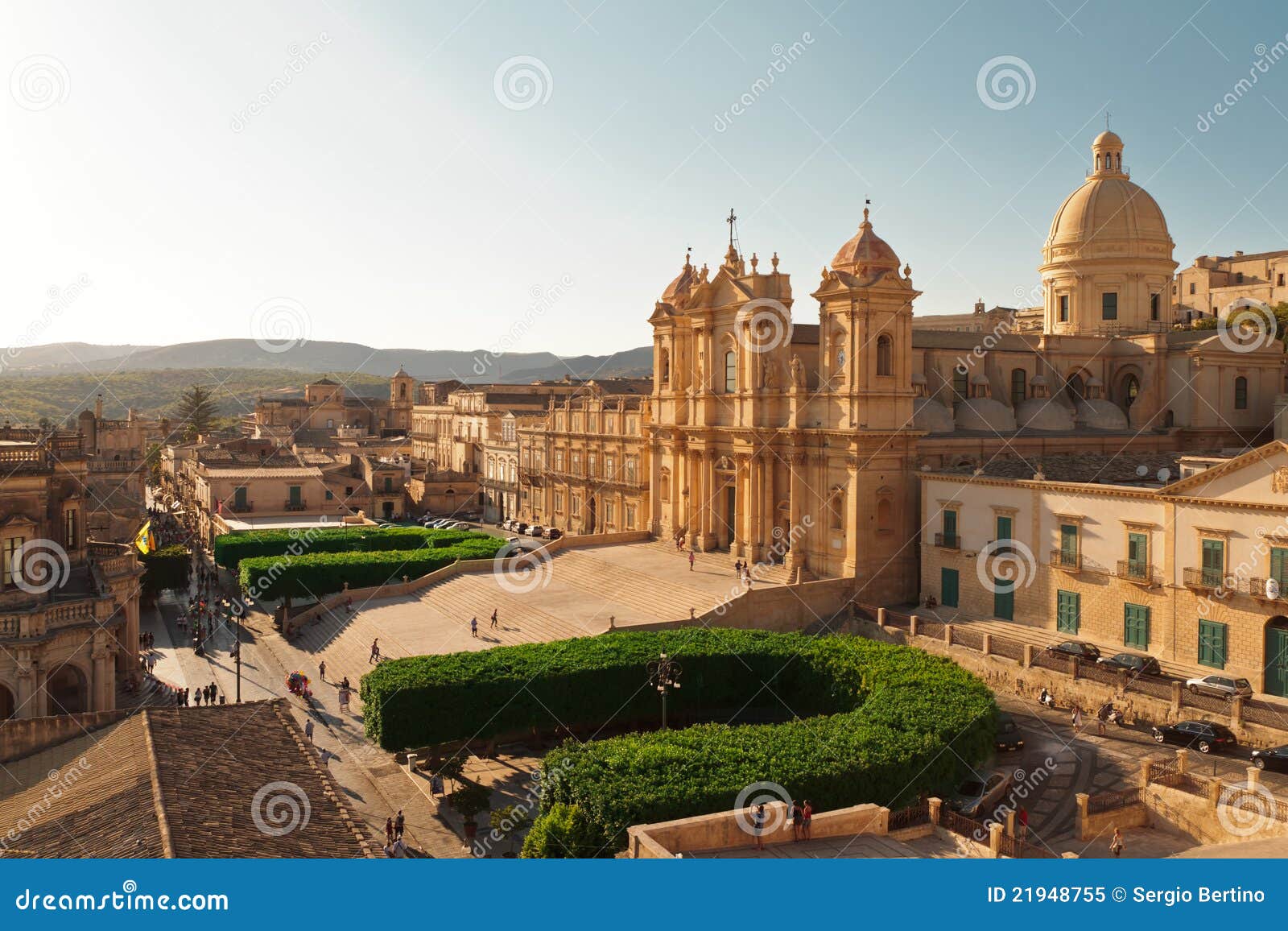 Noto cathedral stock image. Image of noto, mediterranean - 21948755