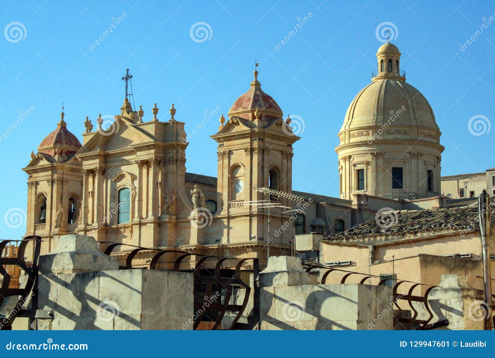 Noto cathedral stock image. Image of council, antique - 129947601
